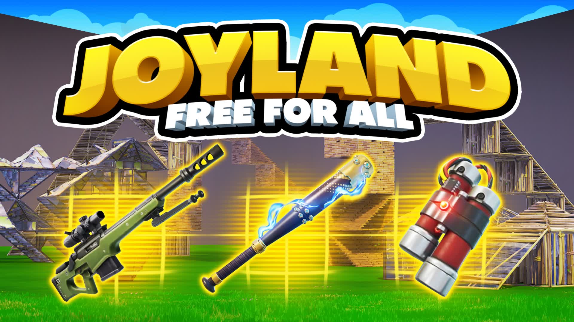 JOYLAND - ALL GUNS 1v1 0033-4623-7727 by bency - Fortnite Creative Map Code - Fortnite.GG