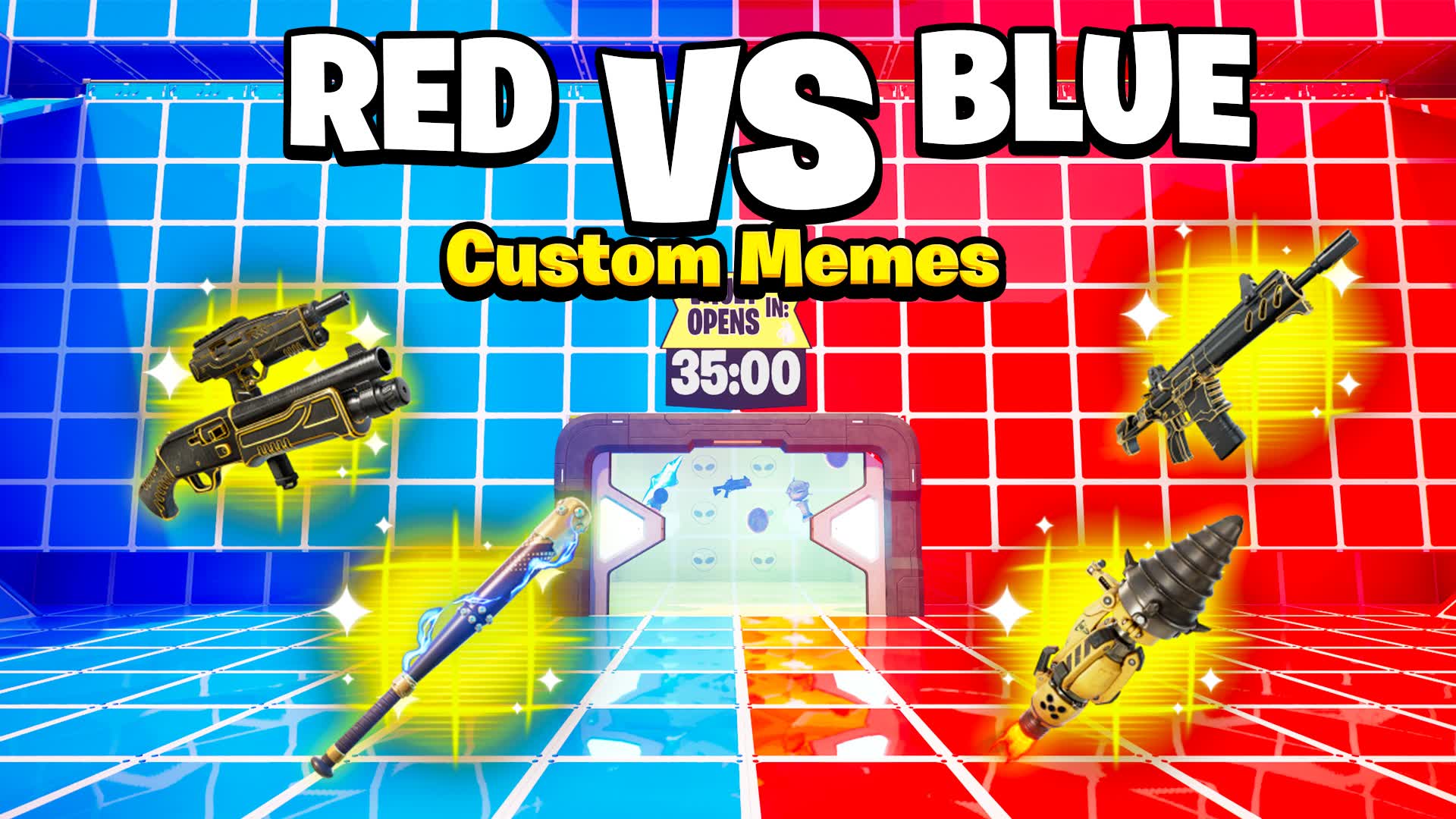 MASSIVE RED VS BLUE 🔴🔵 8555-6009-7748 by icyveinsfn - Fortnite Creative ...