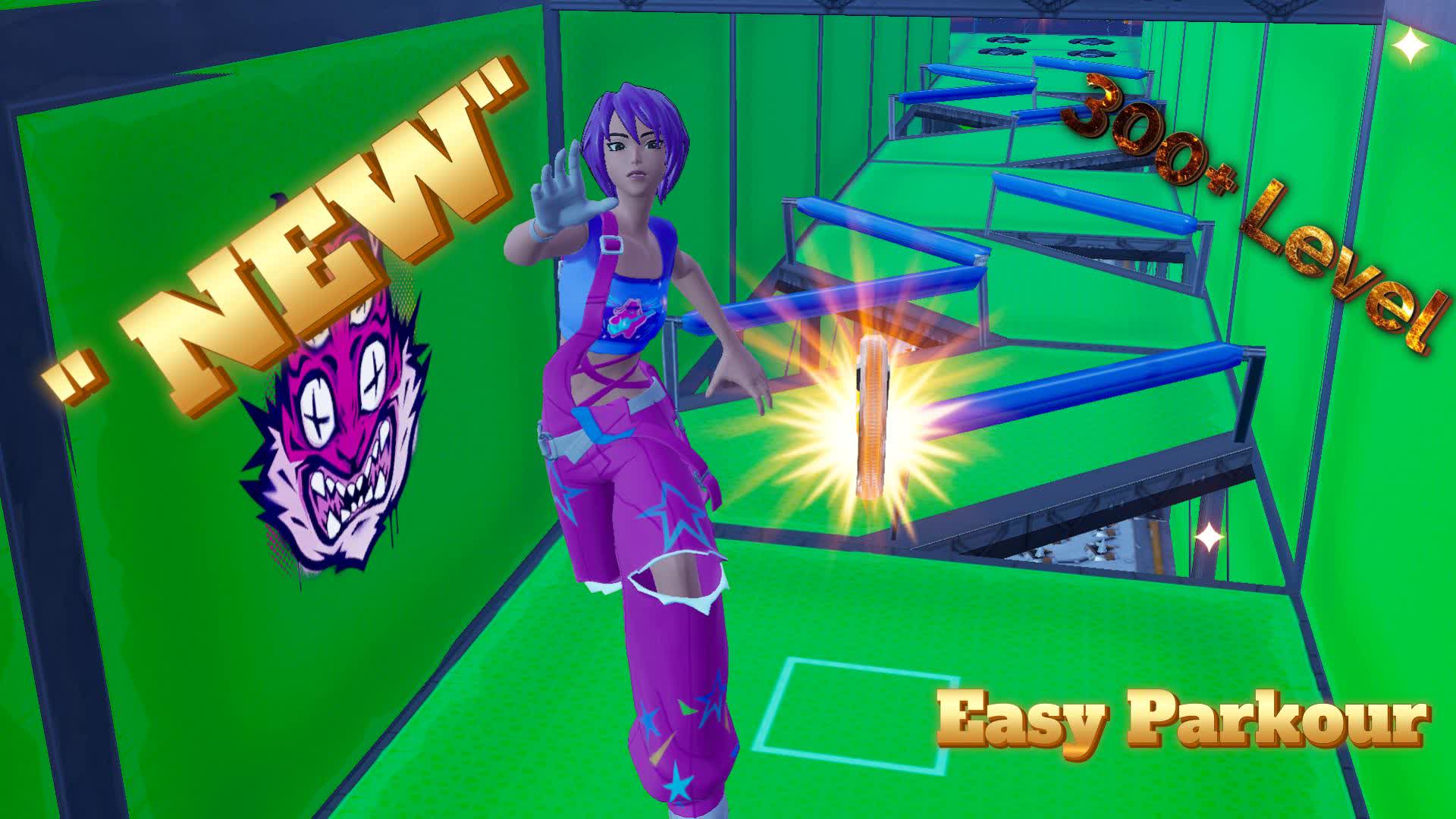 Easy Parkour 315+ 9348-1770-9581 by magicvafnir - Fortnite Creative Map ...