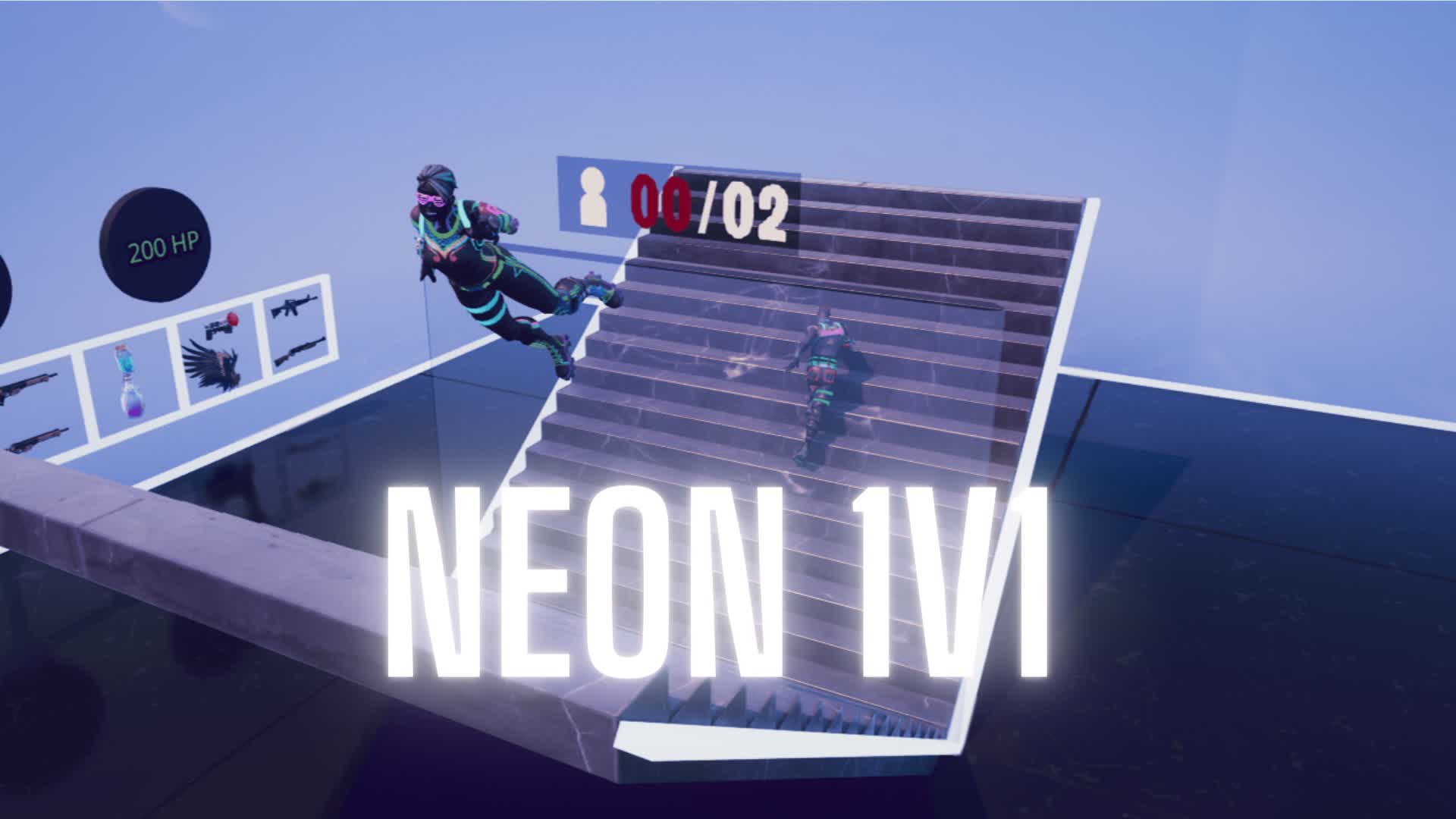1V1 NEON BUILD FIGHTS 1178-9765-0207 by olxsch - Fortnite Creative Map ...