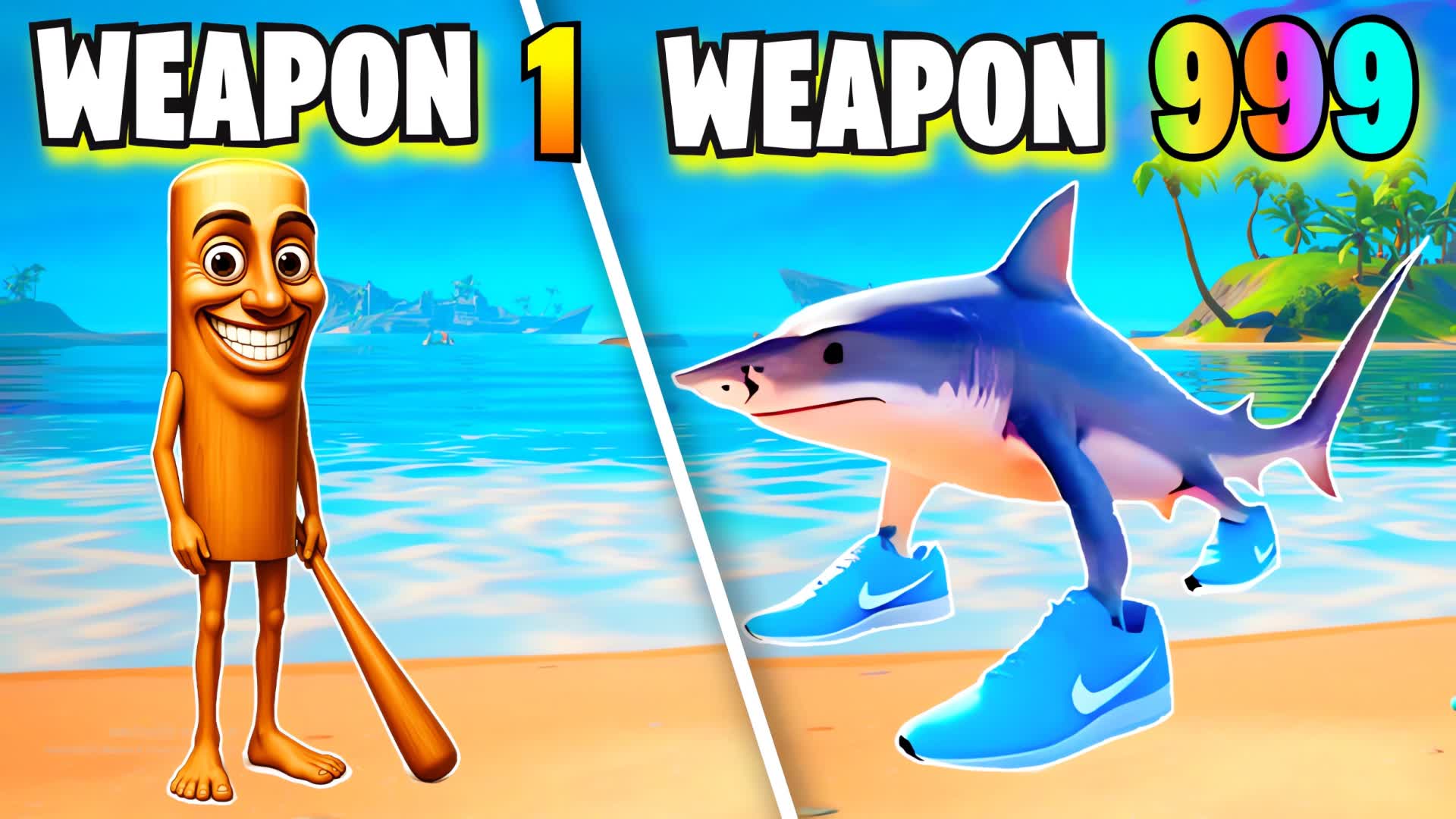 BRAINROT GUN GAME 🎯 ONE SHOT 4110-6477-9150 by leo_ua - Fortnite