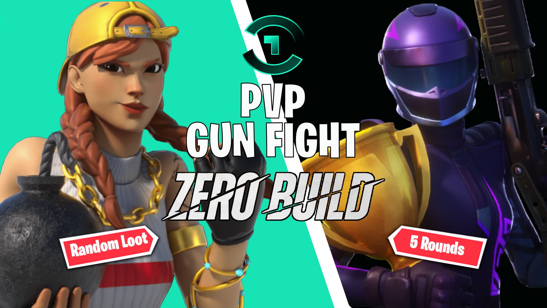 PVP Gun Fight (PlayOneUp) 7213-6234-7382 by playoneup - Fortnite Creative Map Code - Fortnite.GG