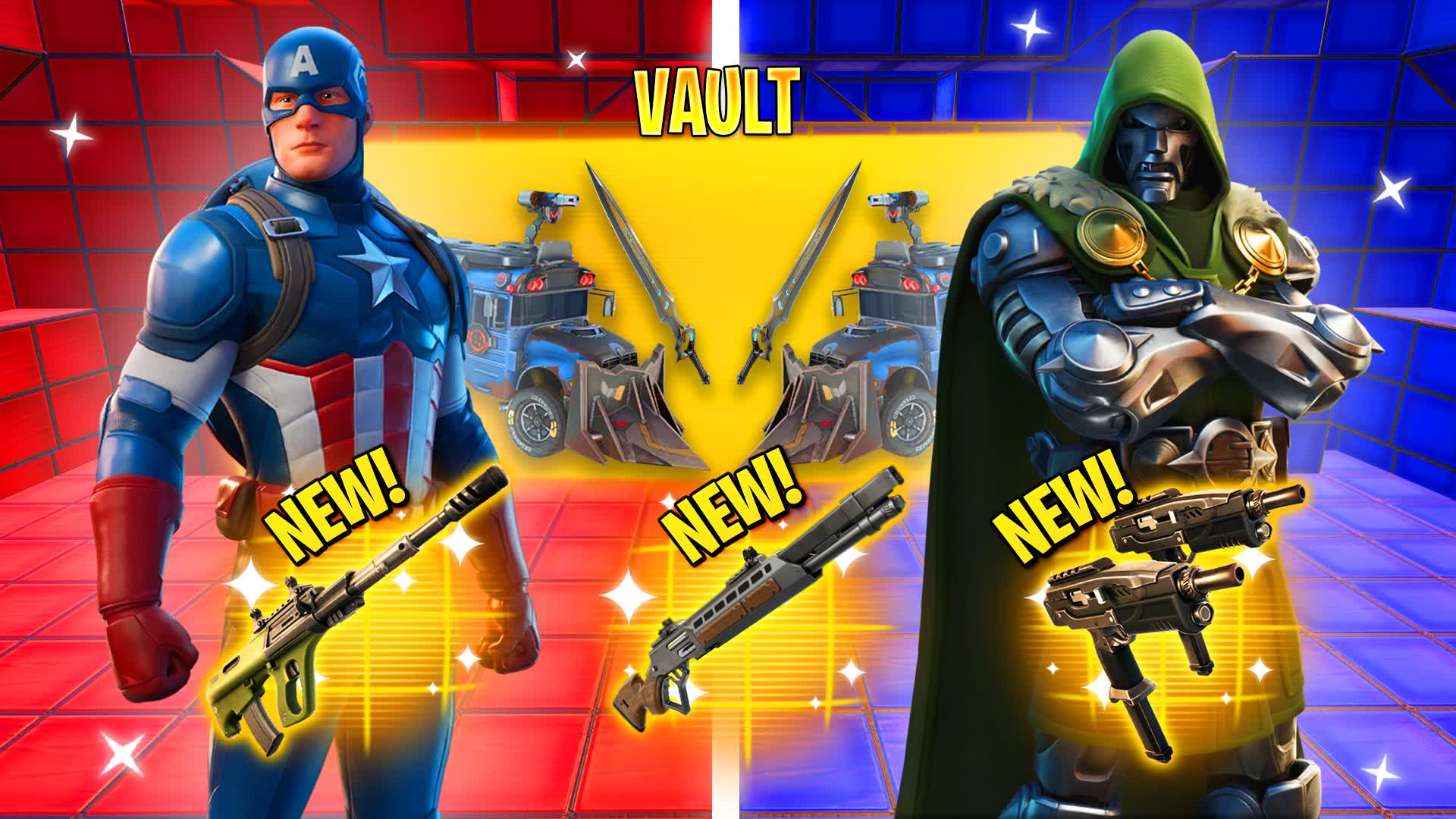 FUN RED VS BLUE HERO GUN GAME ONE SHOT 0883-3508-9143 by lostfn ...