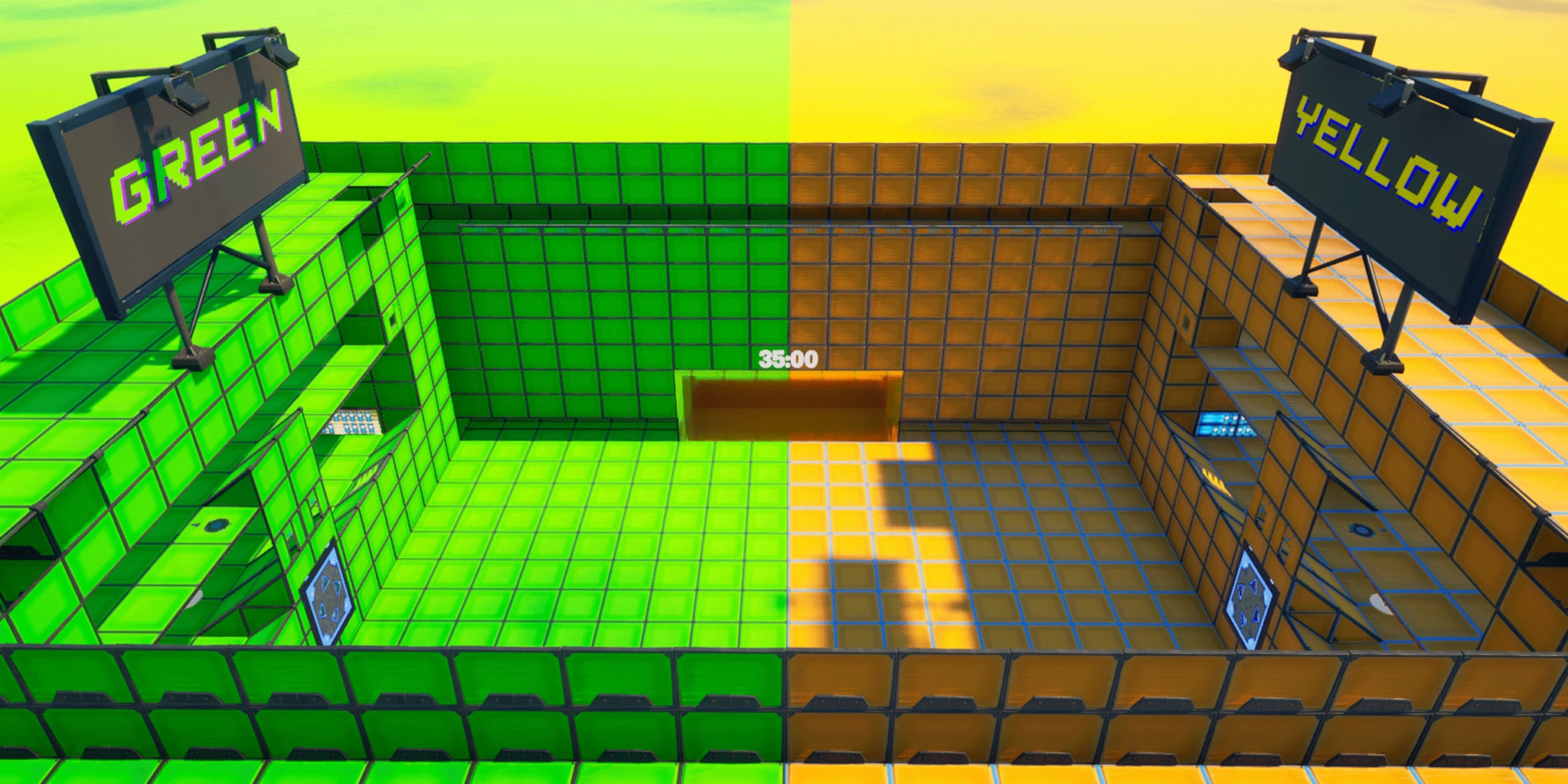 Crazyy Green Vs Yellow 🟢🟡 8577-7091-1164 by geokerd - Fortnite Creative ...