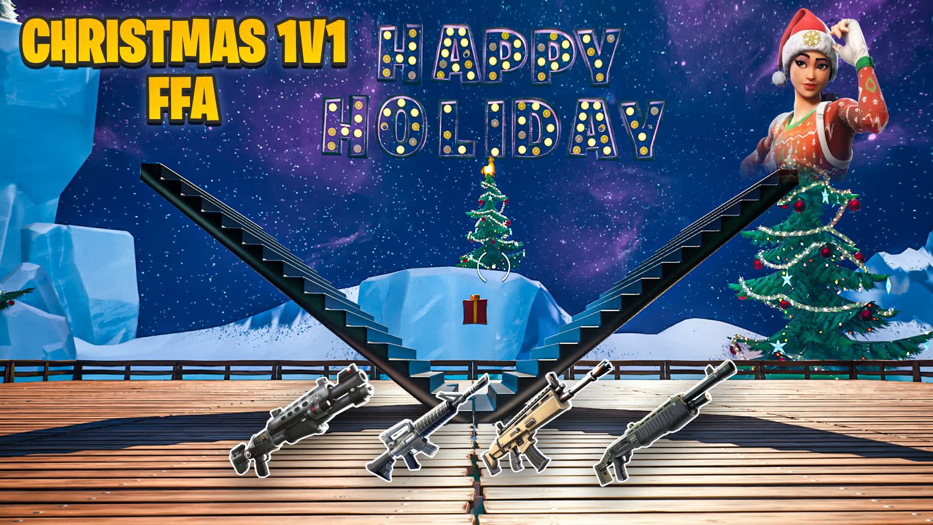 🌟🦌Christmas FFA🦌🌟 8124-8721-5700 by battery - Fortnite