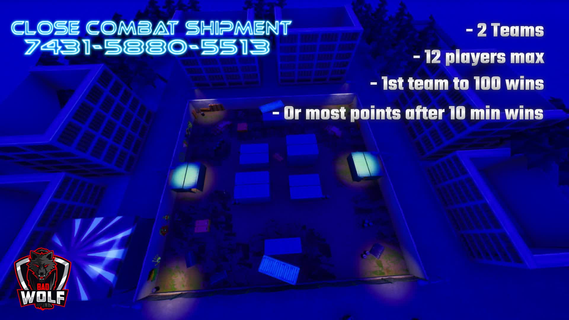 Close Combat Shipment 7431-5880-5513 by badwolfpro1 - Fortnite Creative Map Code - Fortnite.GG