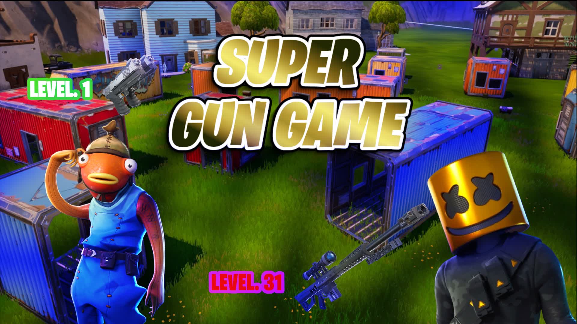 Super Gun Game 🔫 Free For All 7222-8279-5867 by elmarau - Fortnite