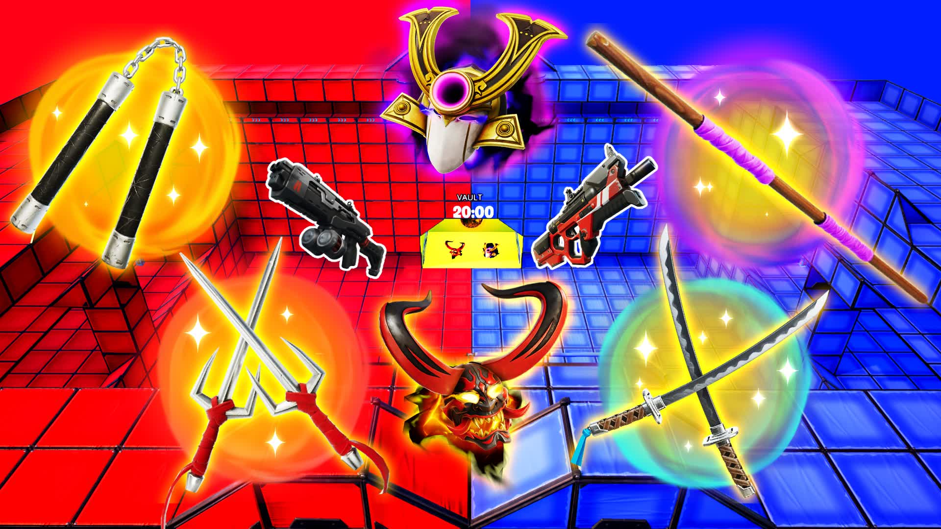 SAMURAI RED VS BLUE 🔴🔵 7685-5322-7876 by shurkyfn - Fortnite Creative ...