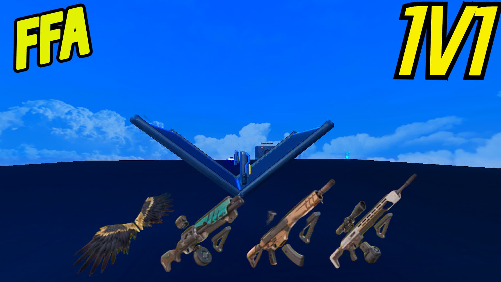 Cloudy Sky CHAPTER 5 FFA * NEW WEAPONS * 5020-9502-8851 by matsss - Fortnite Creative Map Code ...