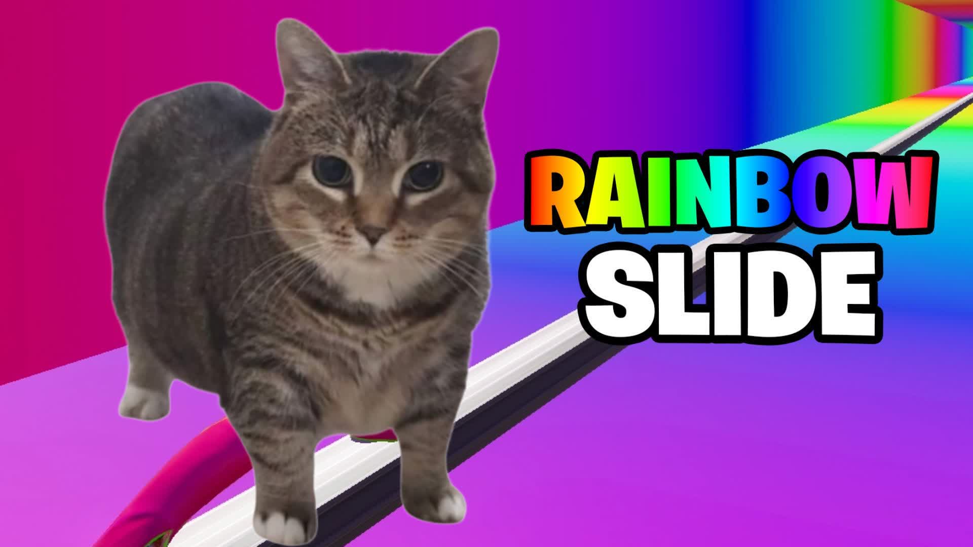 🌈RAINBOW SLIDE OIIA CAT AND CHILL 5497-7721-0915 by slyverse - Fortnite ...