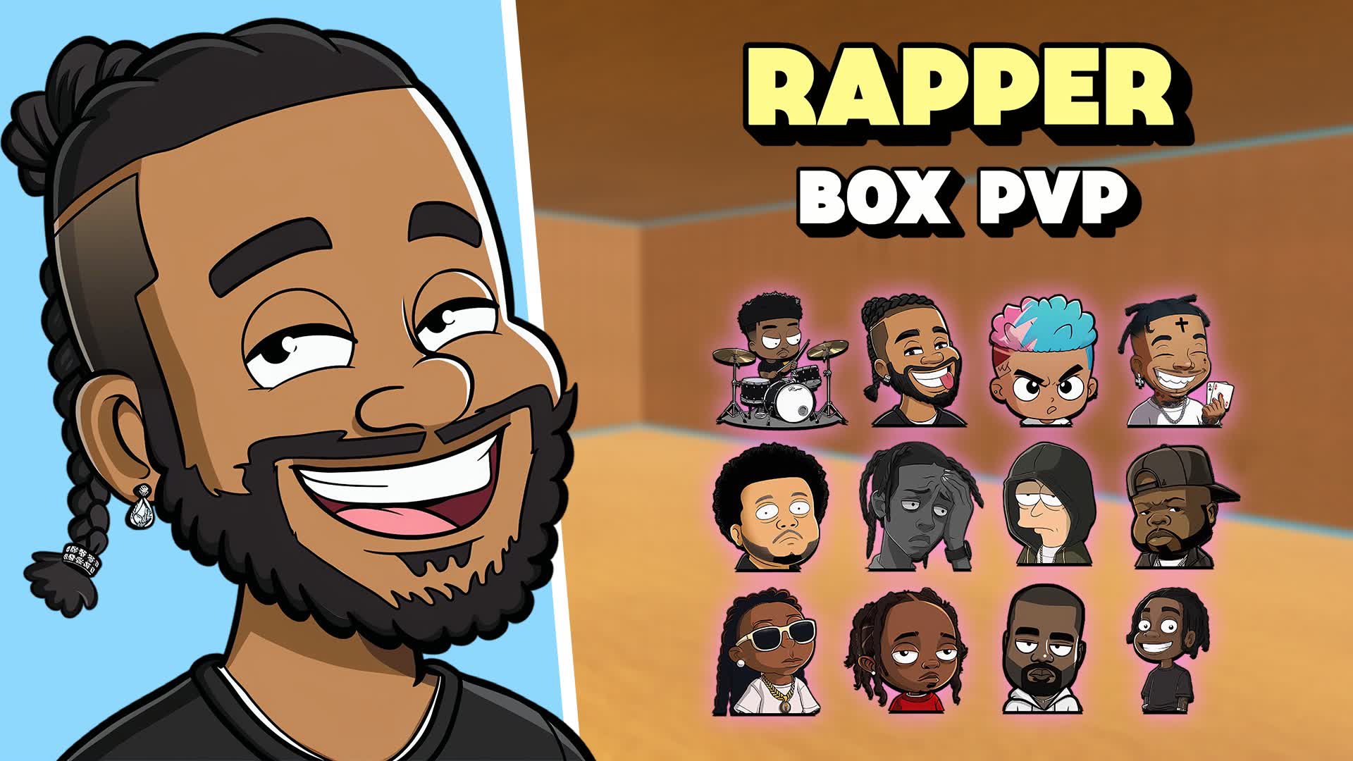 RAPPER BOX PVP 💅 2226-1585-5422 by jeremytheking5 - Fortnite Creative ...
