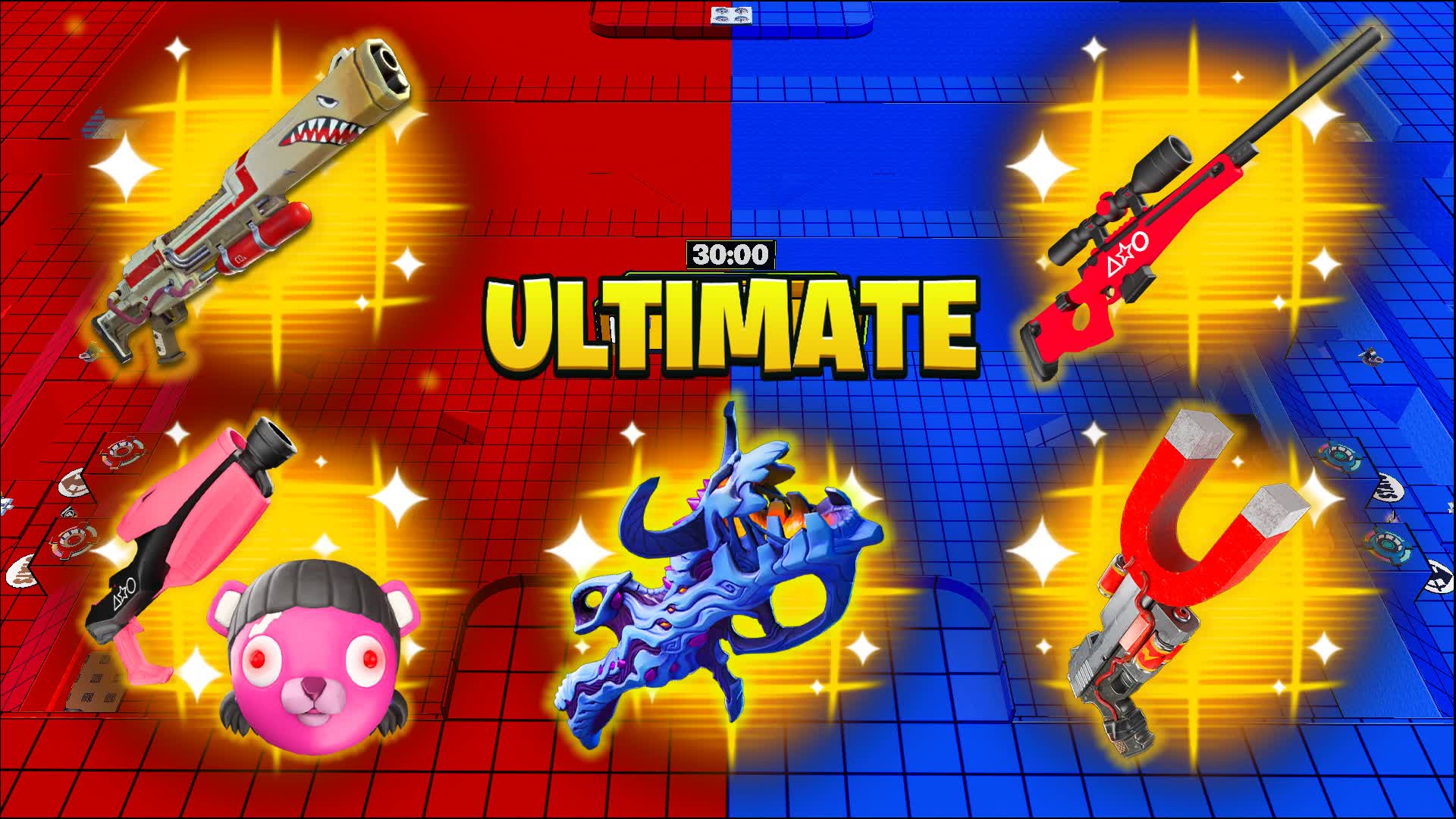 ULTIMATE SECRETS RED VS BLUE 6201-8072-8581 by pudz - Fortnite