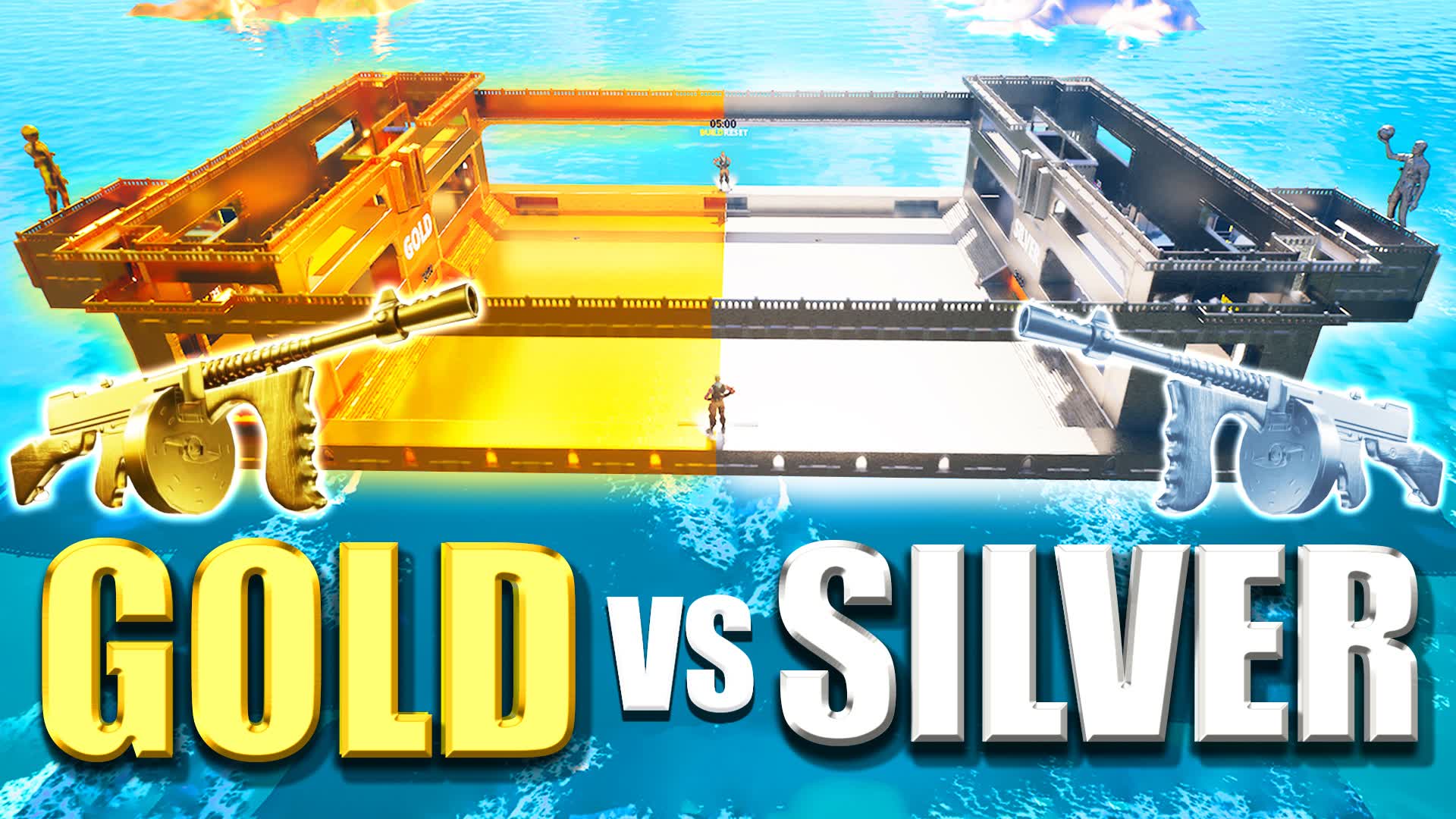 📀GOLD VS SILVER💿 2455-0253-6302 by noahsnoah - Fortnite Creative Map ...