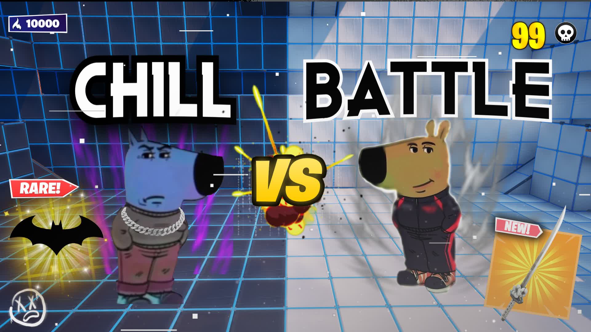 CHILL GUY VS NOT CHILL GUY 4143-1562-5638 by dud33 - Fortnite Creative ...