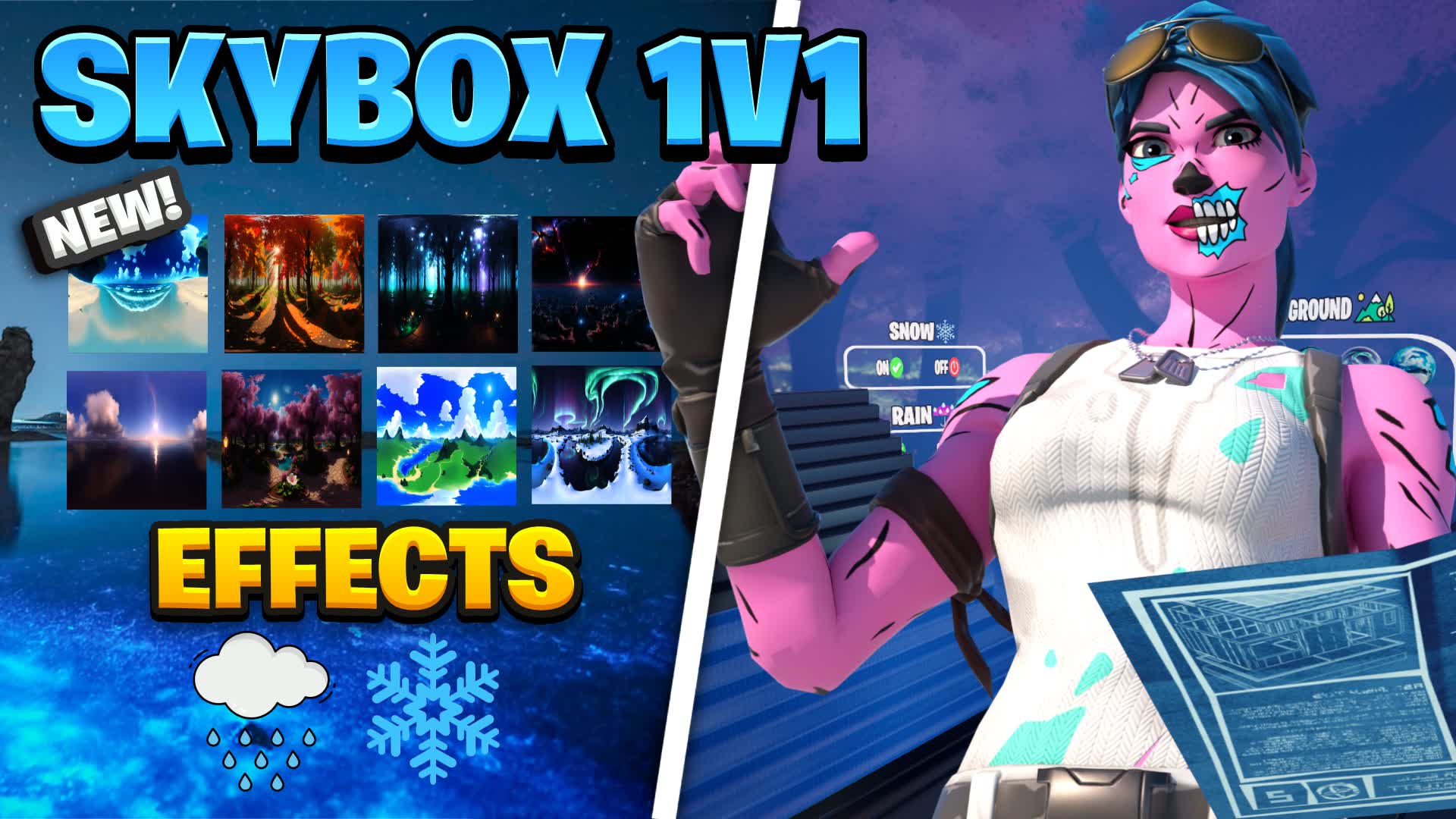 Skybox 1v1🌠 7274-1320-2440 by sintrex - Fortnite Creative Map Code ...