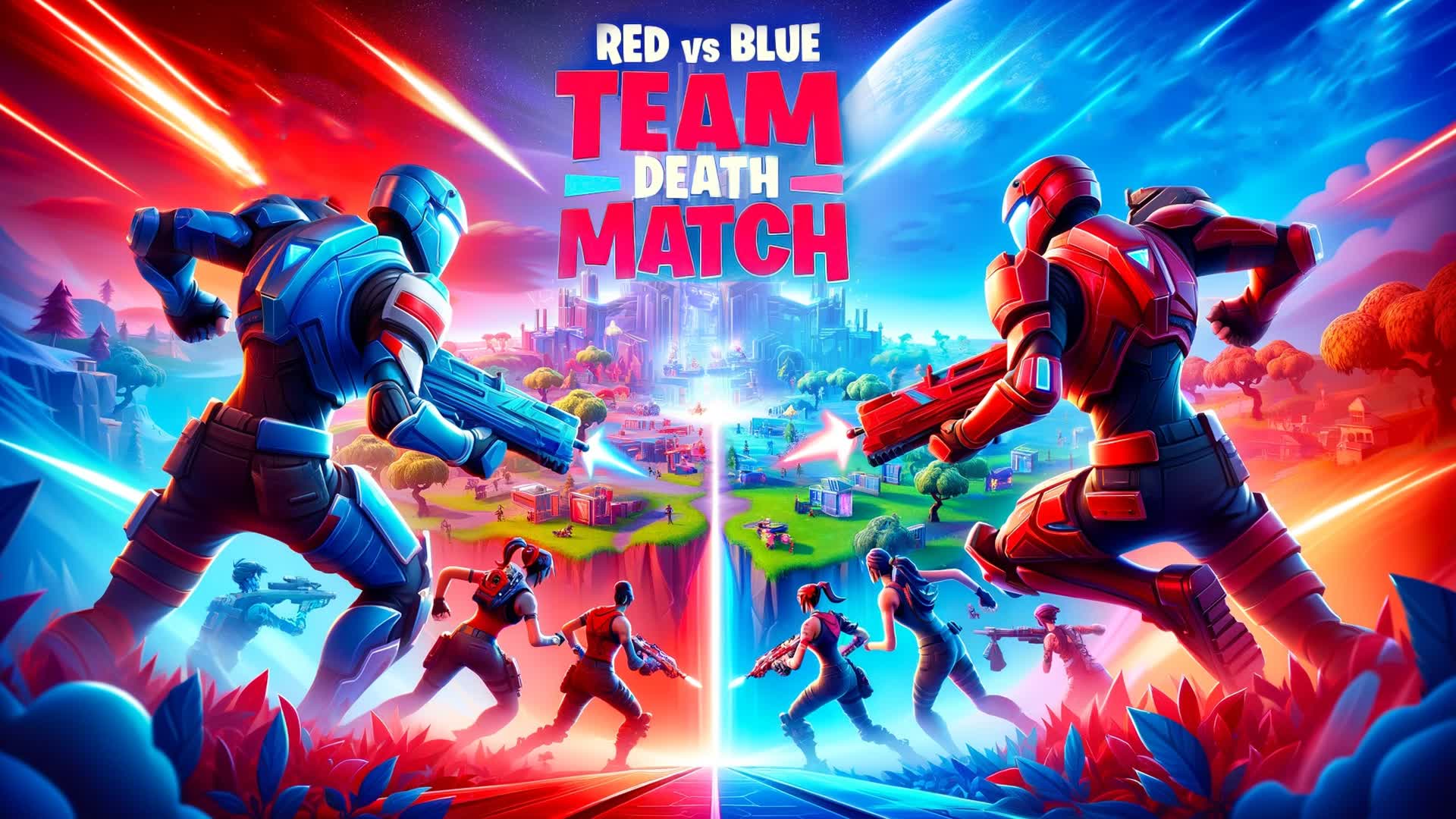 AMAZING RED VS BLUE 🔴🔵 - 8552-6045-4276 | Fortnite Zone