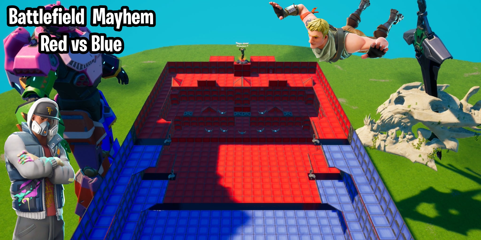 Battlefield Mayhem Red Vs Blue 2311-4654-5513 by trogers-22 - Fortnite ...