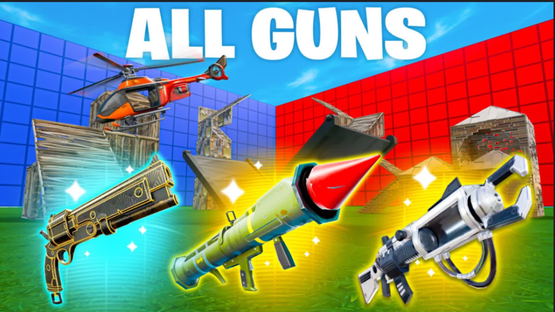 1v1 all gun جميع الاسلحه ose 7363-3773-5914 by miyb - Fortnite Creative ...