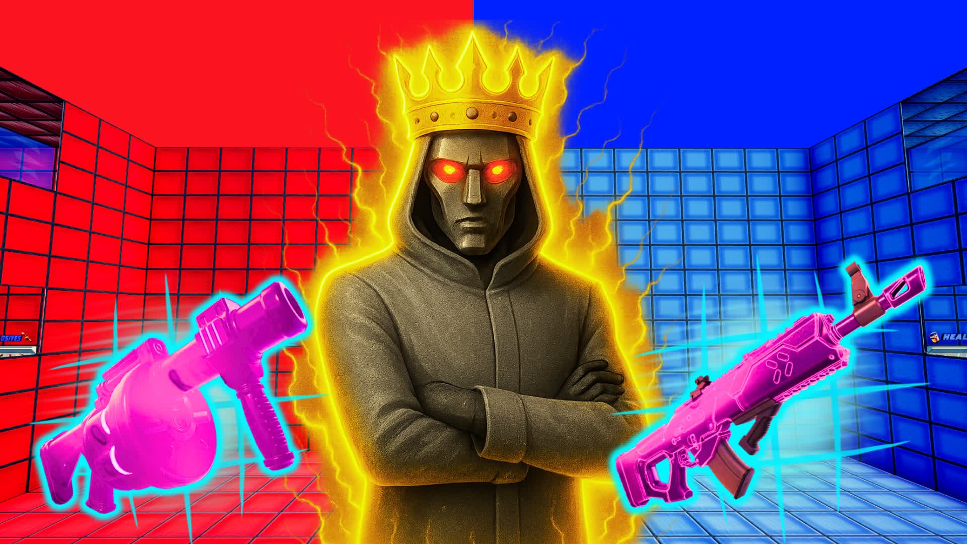 PLAYERS VS GUARDS DISGUISE 🔴🔵 0776-0368-0910 by hypu - Fortnite ...