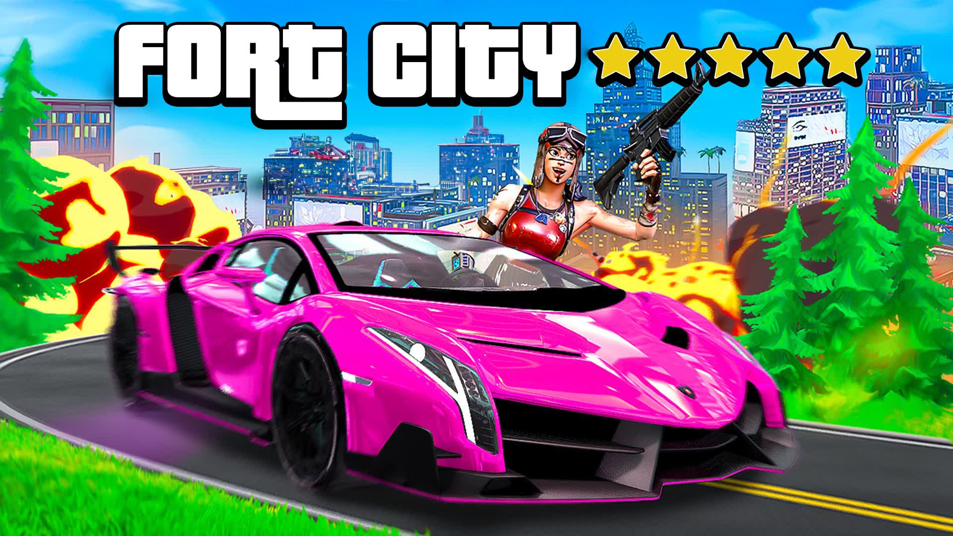 🚓FORT CITY 🚨FFA-RP 0352-9016-4027 by le_m - Fortnite Creative Map Code ...