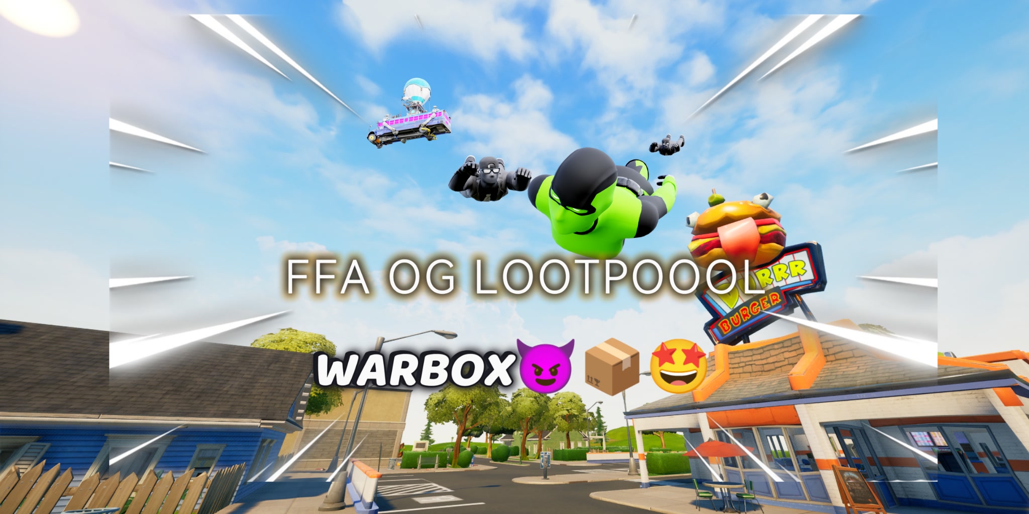 WARBOX💥📦😈FFA OG GRAPHICS Greasy Grove 8256-5466-4337 by tgp_sta4rb - Fortnite Creative Map Code ...