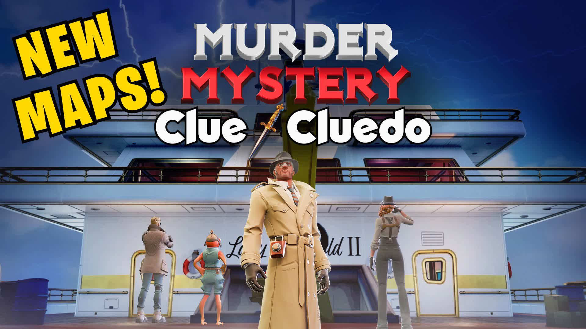 Murder Mystery Clue Cluedo 0783-3570-5073 by looknorth.world - Fortnite Creative Map Code ...