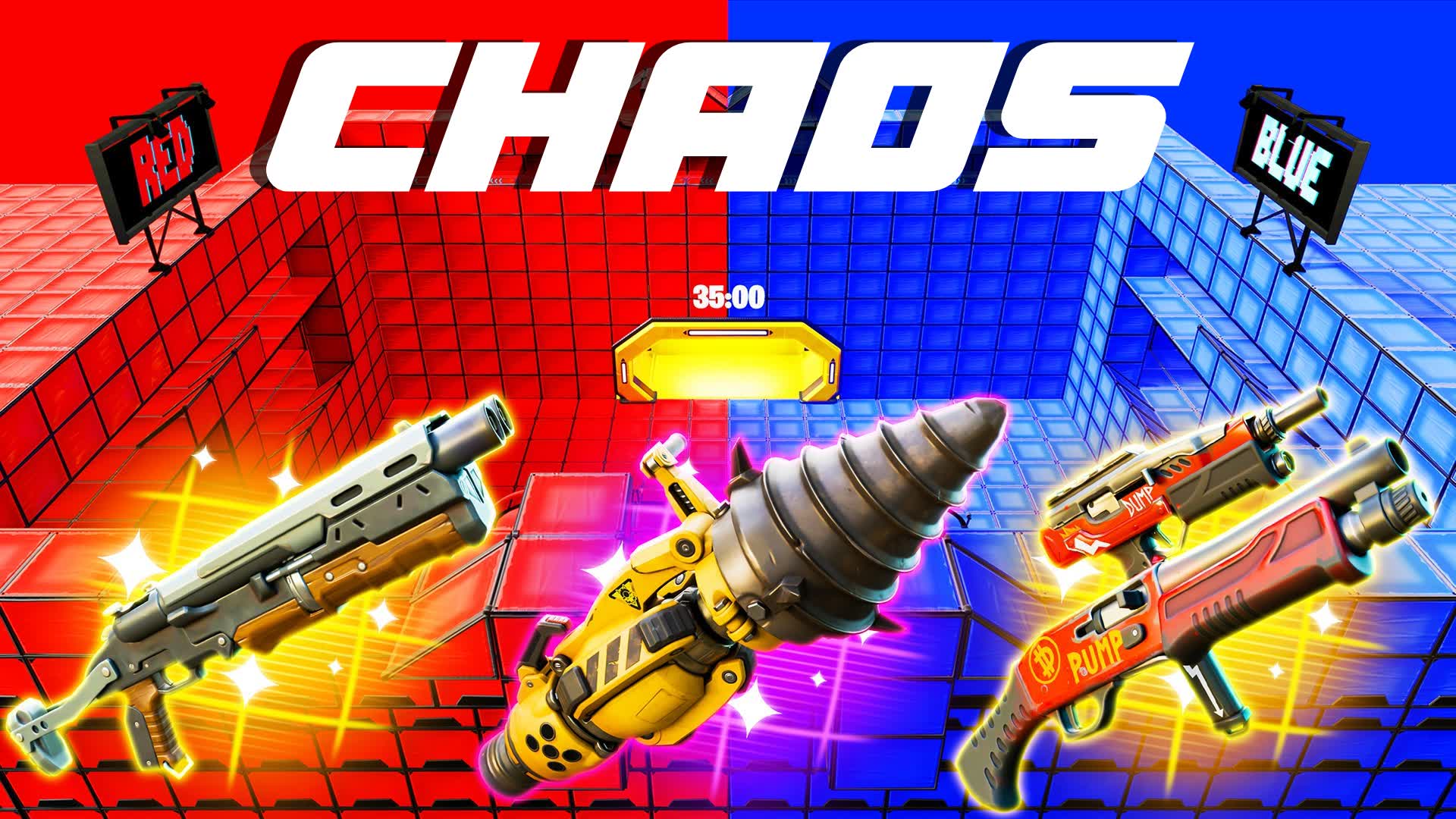 CHAOS RED VS BLUE🔴🔵 9821-7049-7701 by thegoatdofian - Fortnite Creative ...