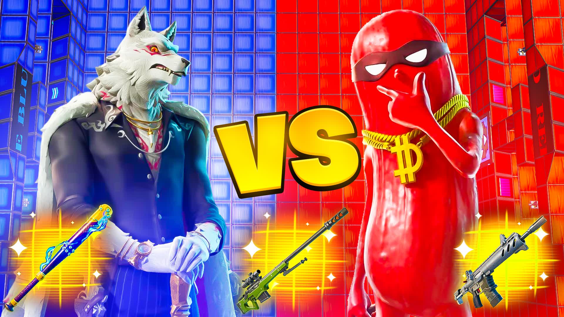 EXTREME RED VS BLUE 🔴🔵 4283-1367-5309 by tasnad - Fortnite Creative Map ...