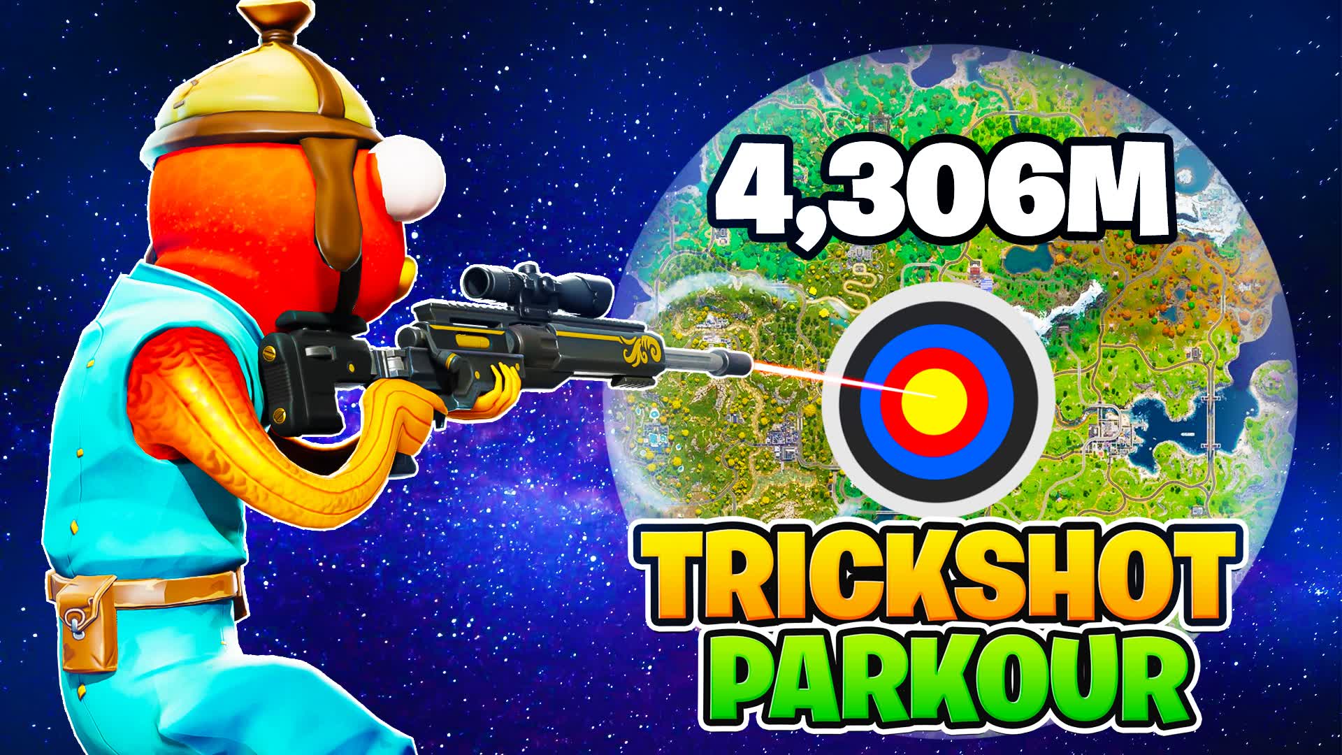 MEGA TRICKSHOT PARKOUR🎯(100+ LEVELS) 5409-5003-9944 by ryclo - Fortnite Creative Map Code ...