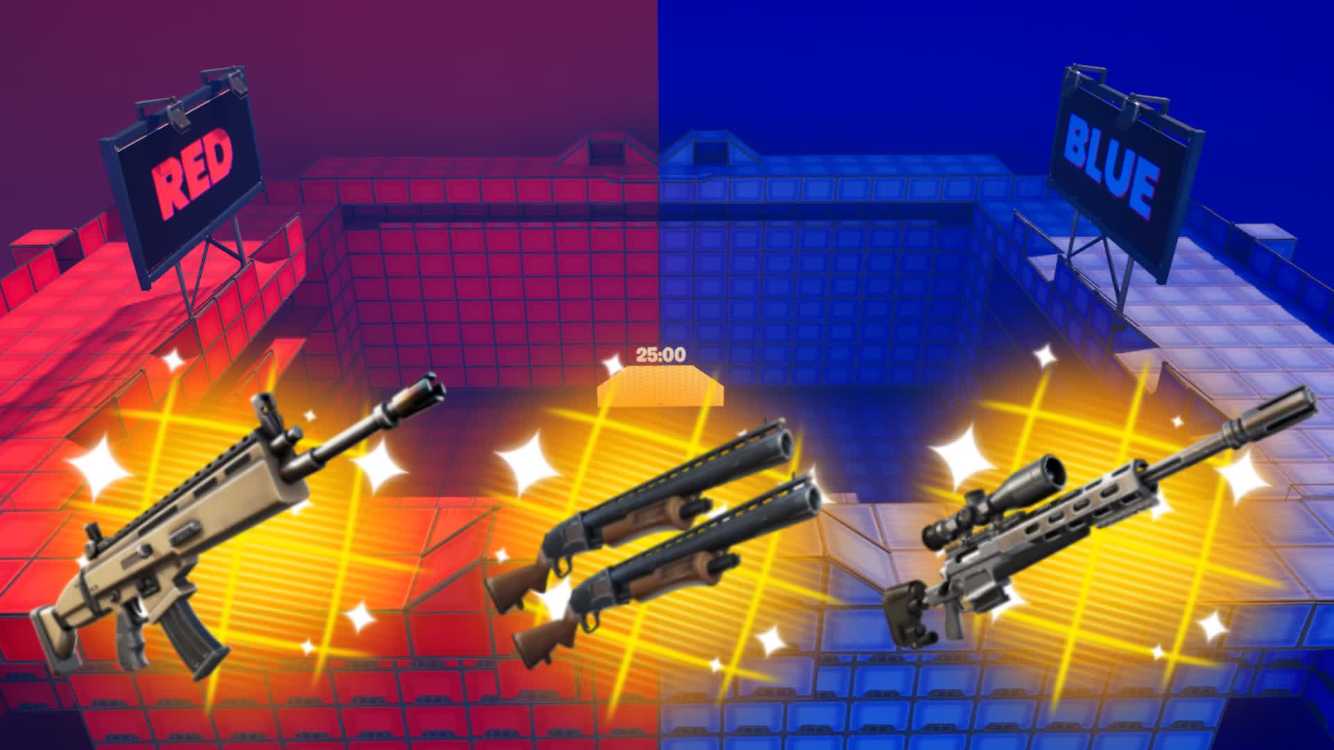 ULTRA RED VS BLUE 🔴🔵 5706-6663-5552 by mandarine.fn - Fortnite Creative ...
