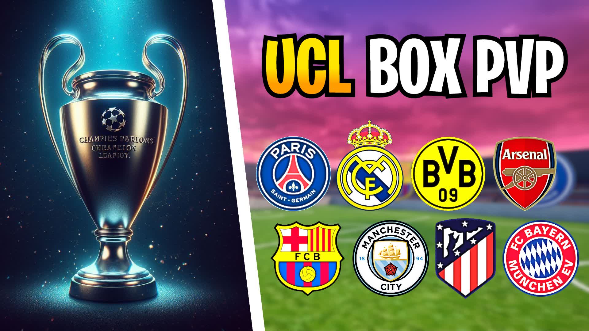 Juega ⚽UCL BOX PVP🏆📦 - 1954-8542-3552 | Fortnite Zone