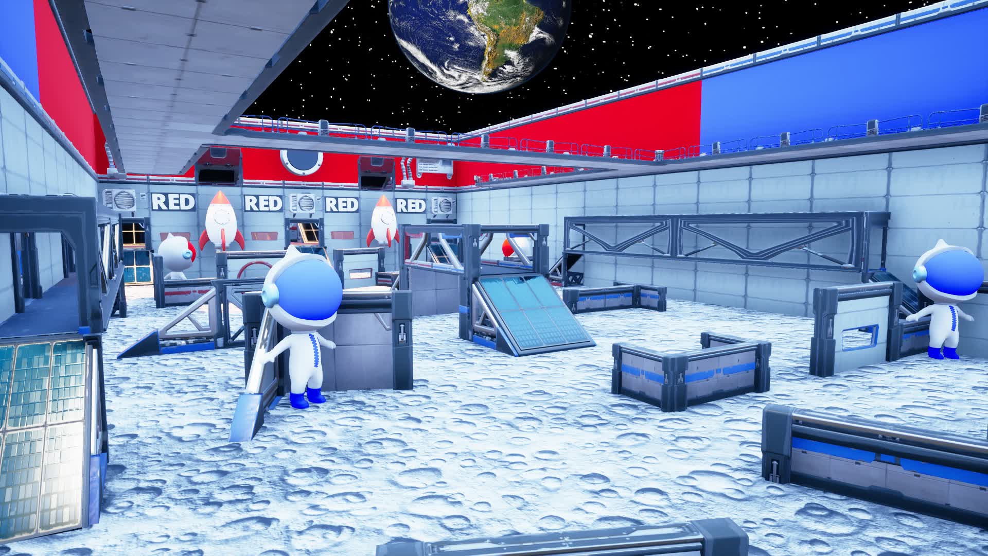 RED VS BLUE ROCKET🚀 0212-7436-7846 by obaix - Fortnite Creative Map ...