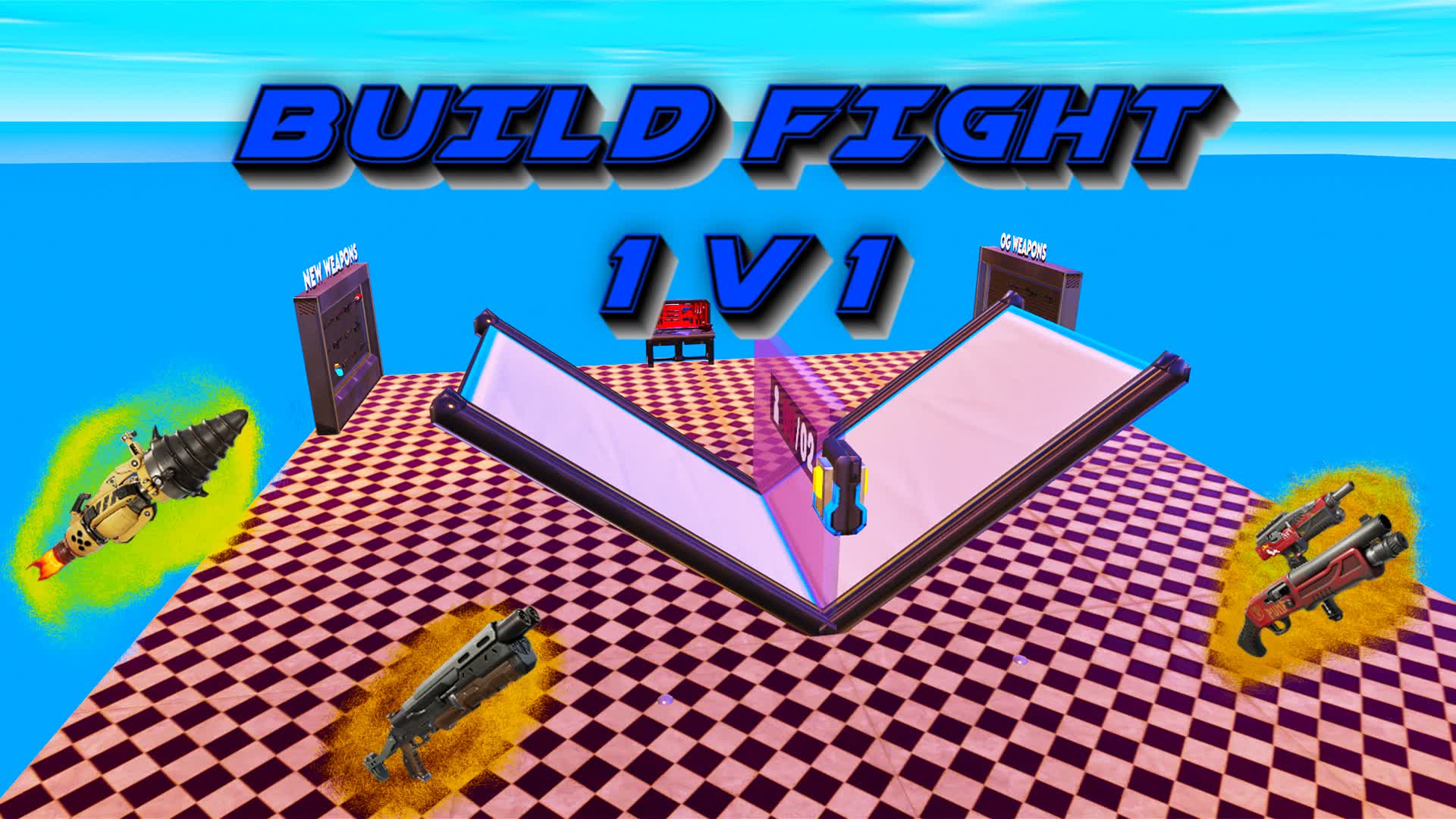 🔥1v1 Build Fight عاركني بالبناء 戦い🔥NEW 5033-3279-3995 by burritou - Fortnite Creative Map Code ...