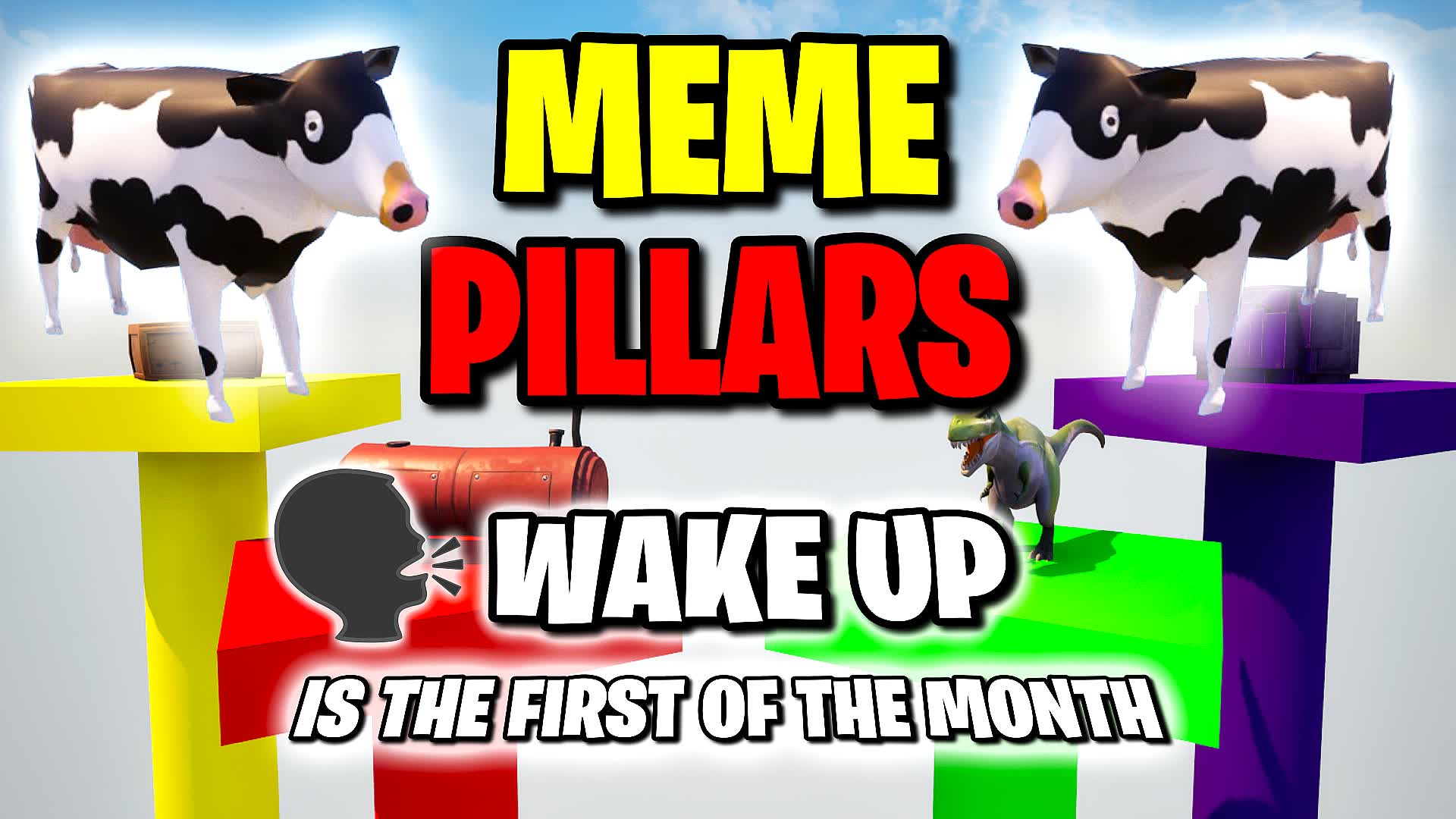 COW THE PILLARS🐮 3369-9459-2035 by suger - Fortnite Creative Map Code ...