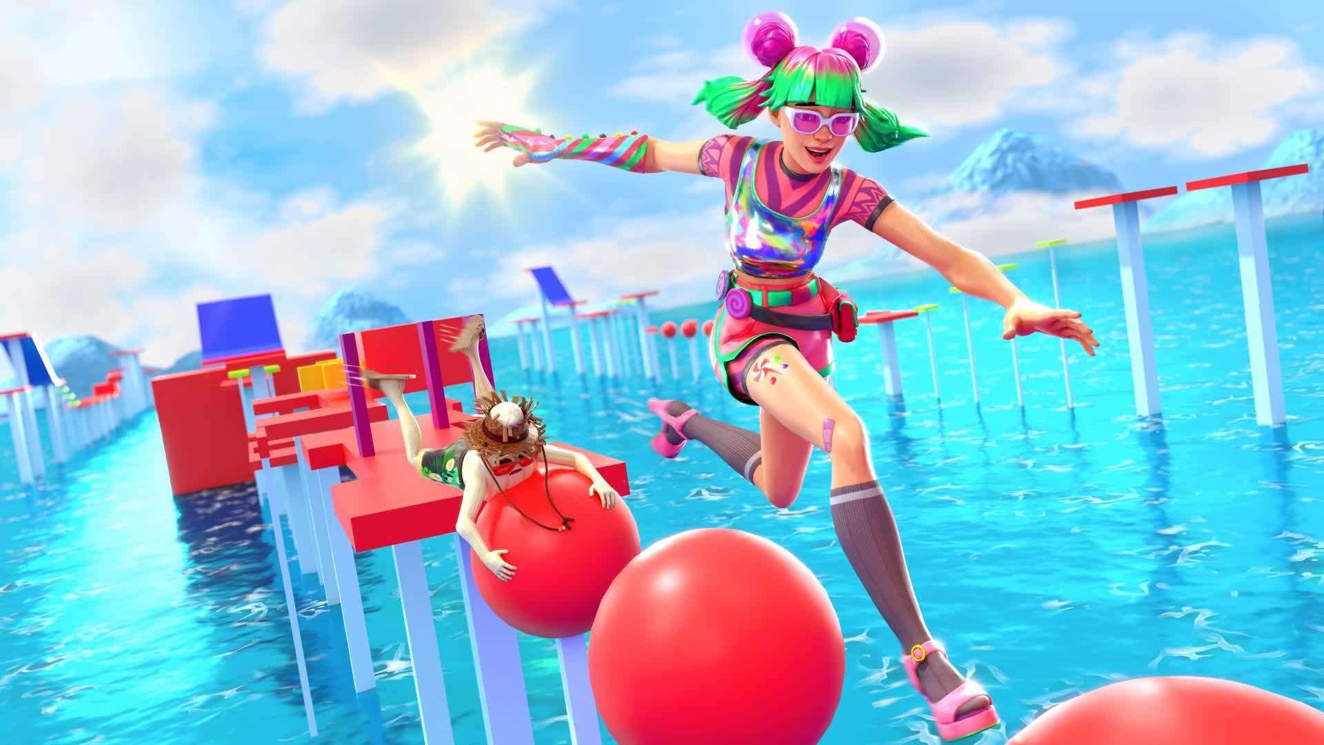 🌞SUMMER PARKOUR 🍉 4580-0288-9215 by s3rgitol - フォートナイト