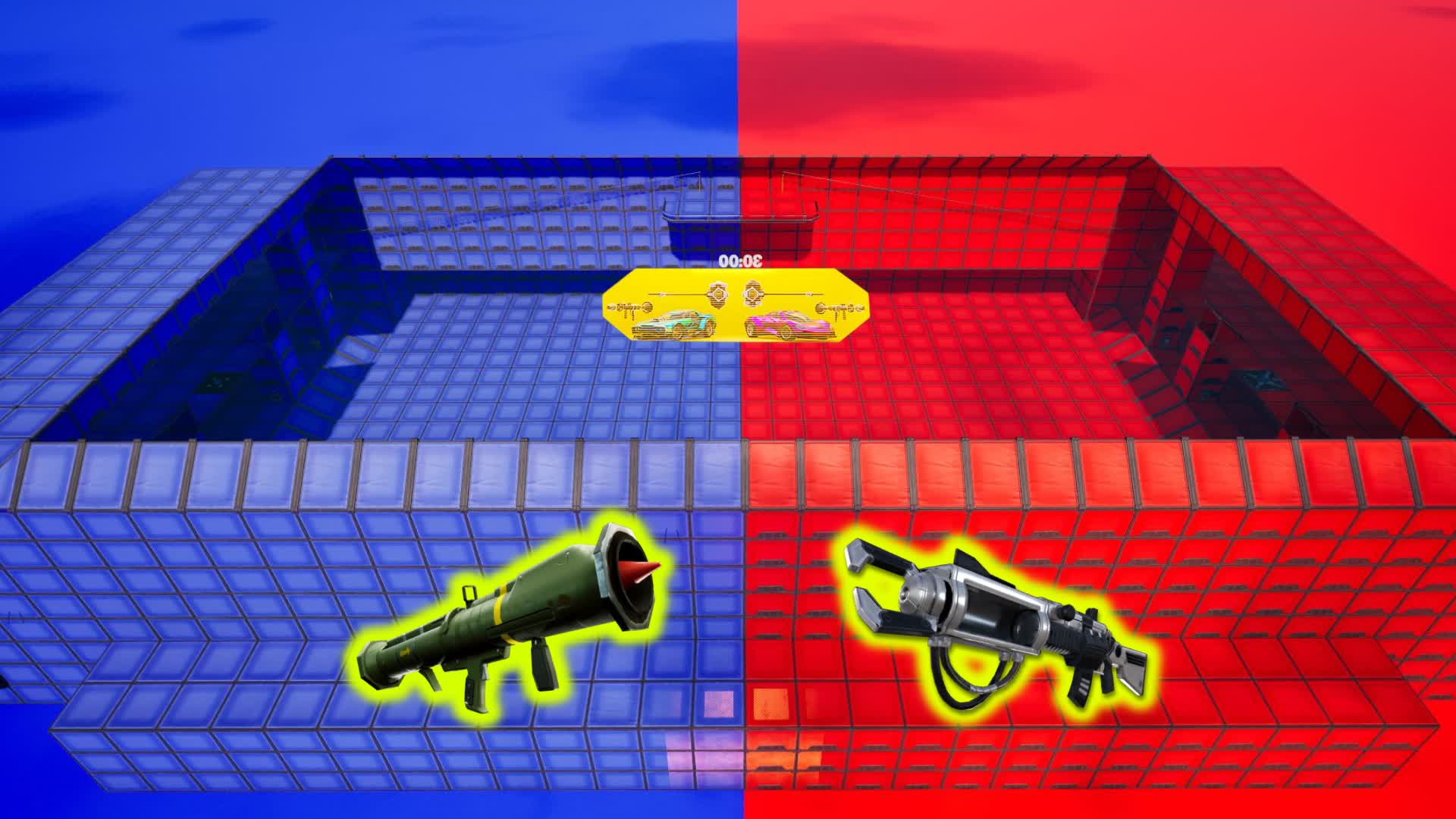 NEW BLUE VS RED 🔵🔴 8343-7750-2718 by bluegg - Fortnite Creative Map ...