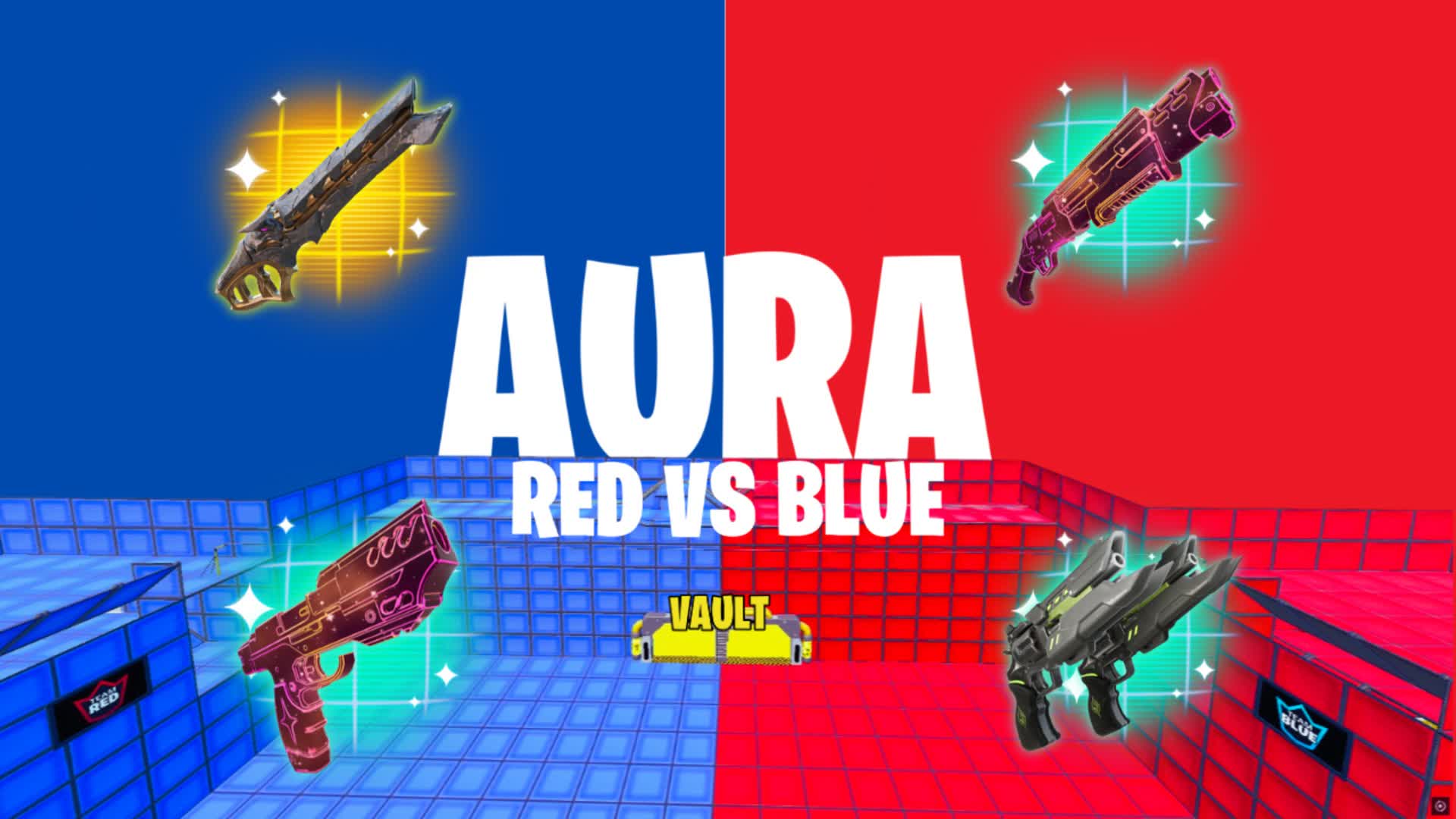 AURA RED VS BLUE🔴🔵 0387-5067-8108 by lolofnn - Fortnite Creative Map ...