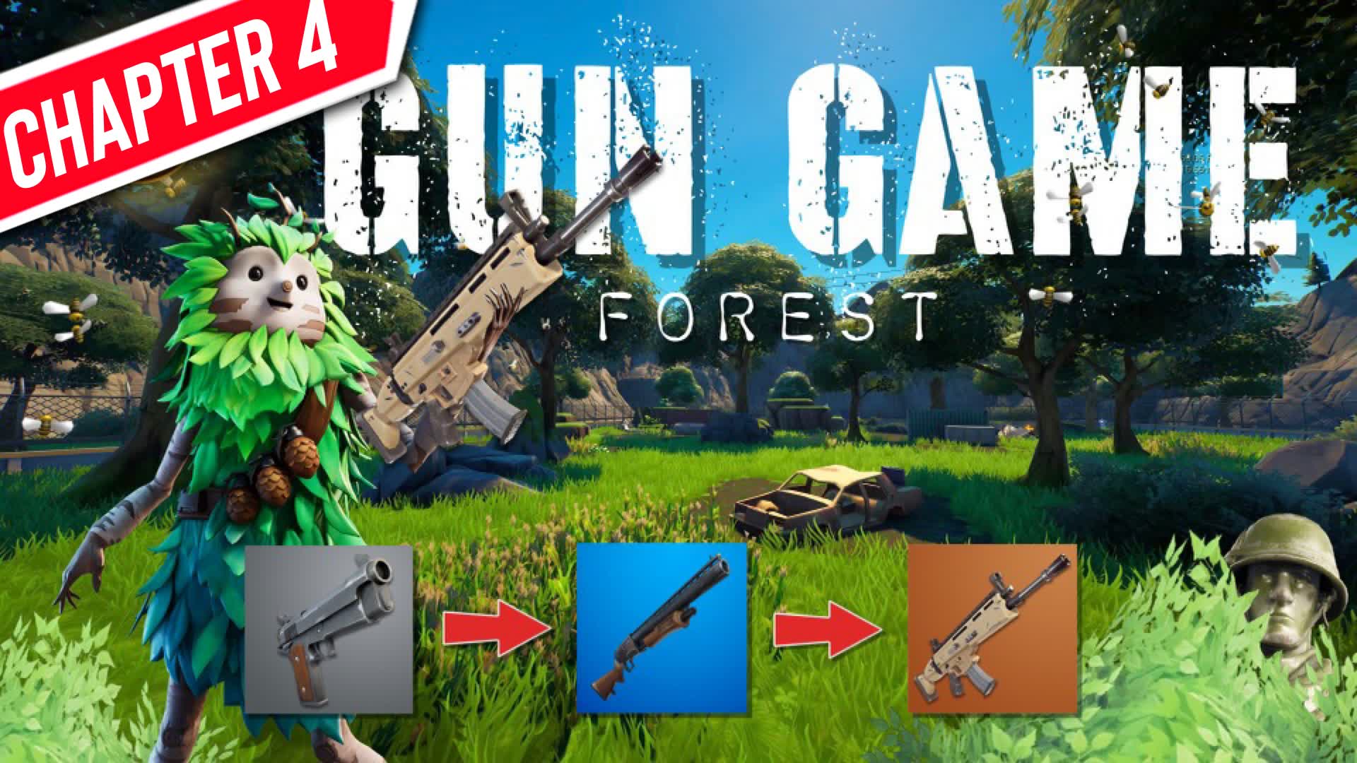 🌲 Forest GUN GAME 🌲 1017-6816-4604 by astrxryan - Fortnite.GG