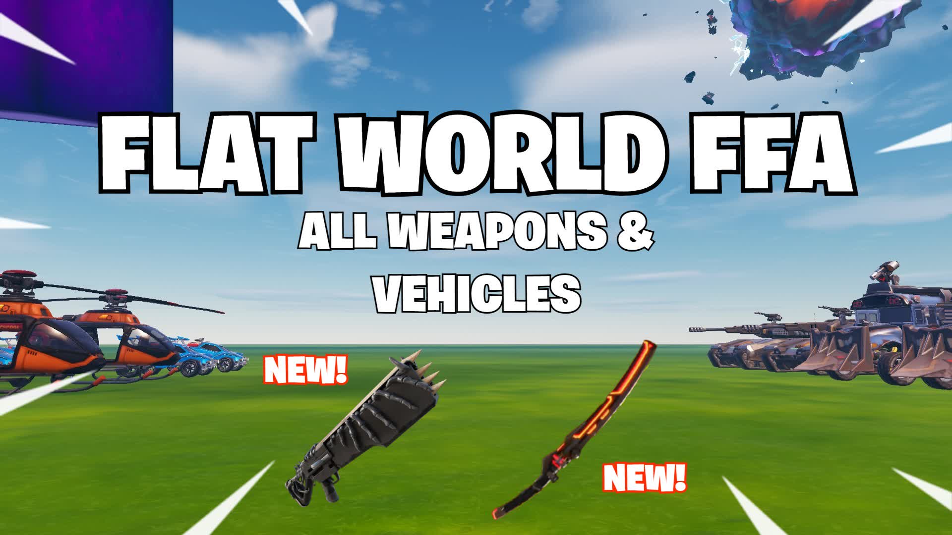 🌎 FLAT WORLD - FREE FOR ALL 🔫 7112-2248-4622 by el3ktro - Fortnite ...