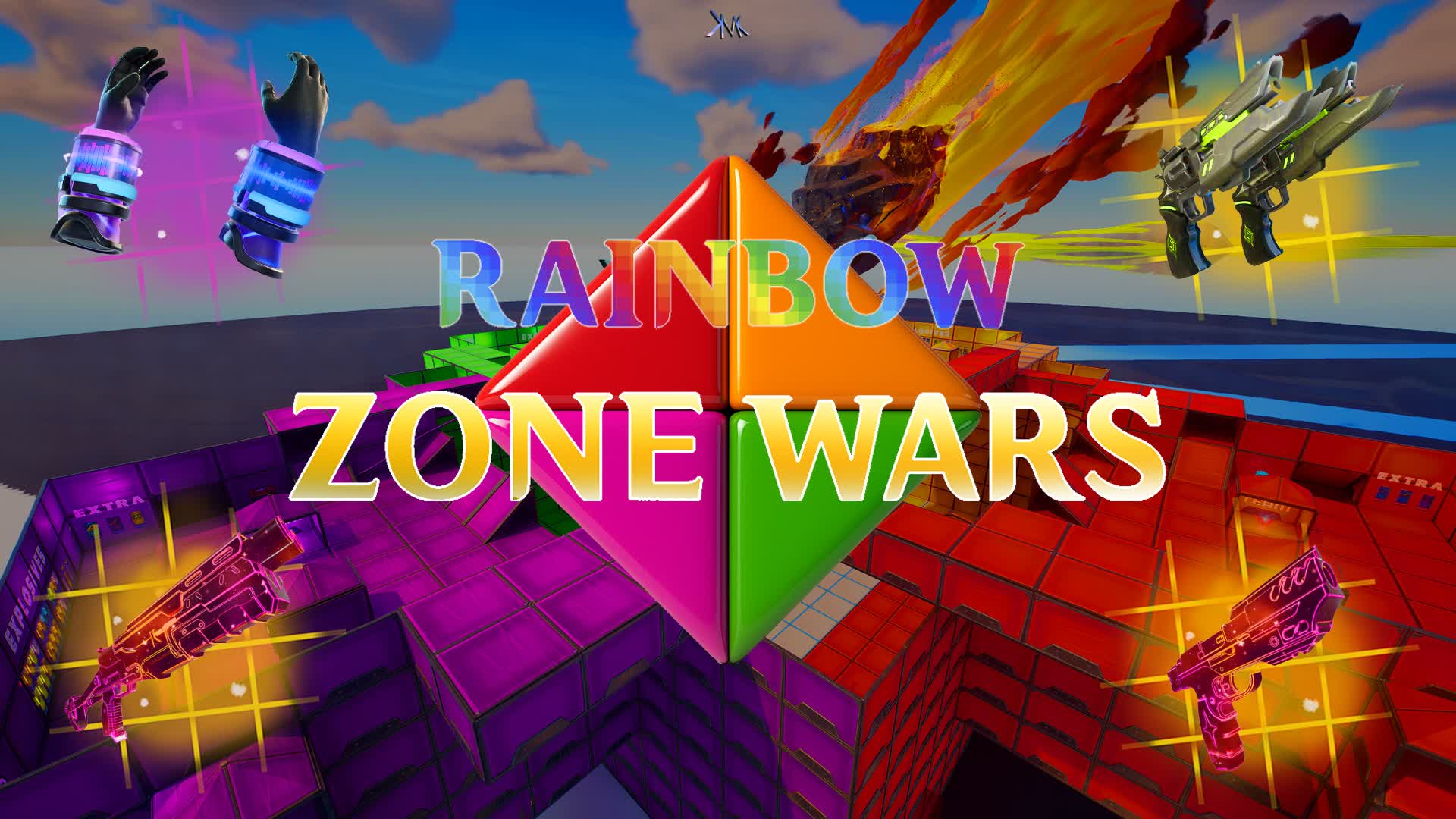 🌈 RAINBOW! ZONE WARS 🌀 3362-4526-0933 by marukix - Fortnite Creative ...