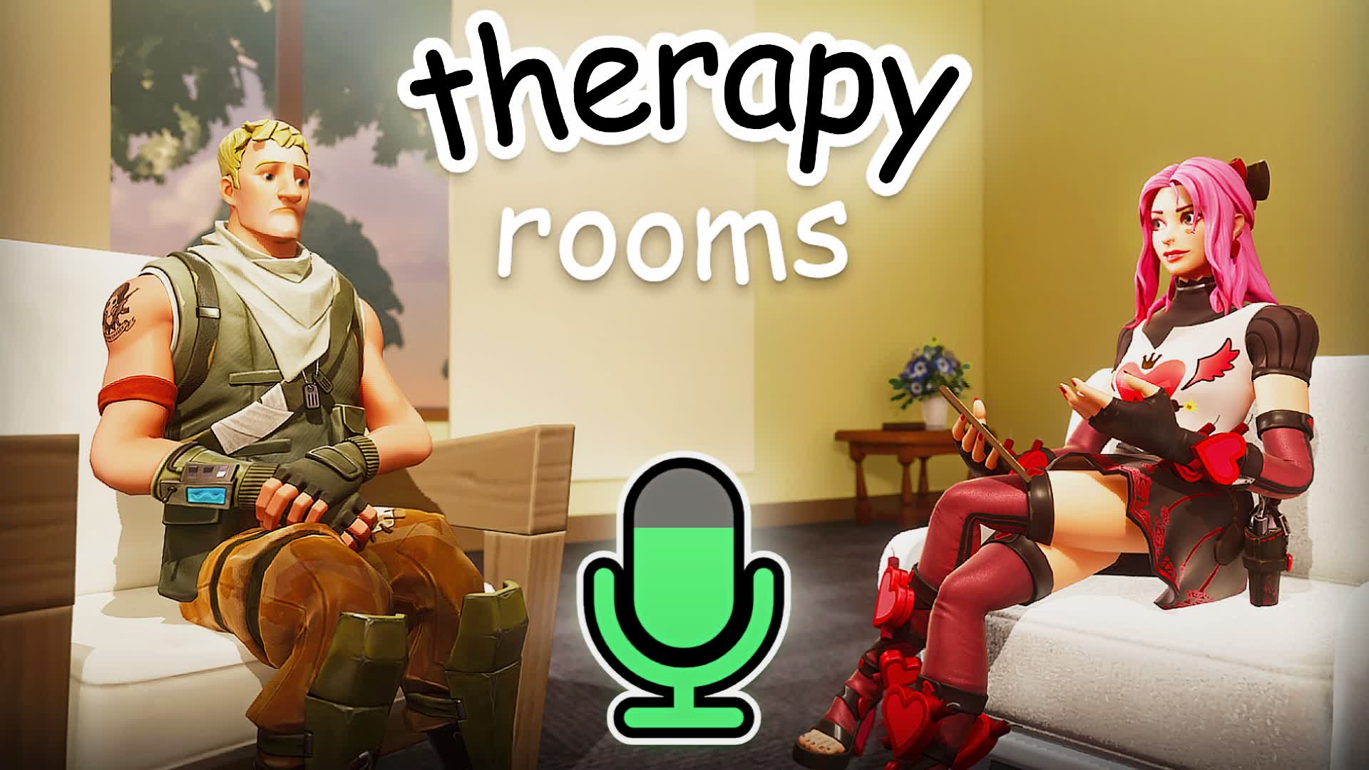 jonssu tarafından üretilen TERAPİ ODALARI 🚪🔊 YAKINLIK SOHBETİ 8256-8462-0229 - Fortnite