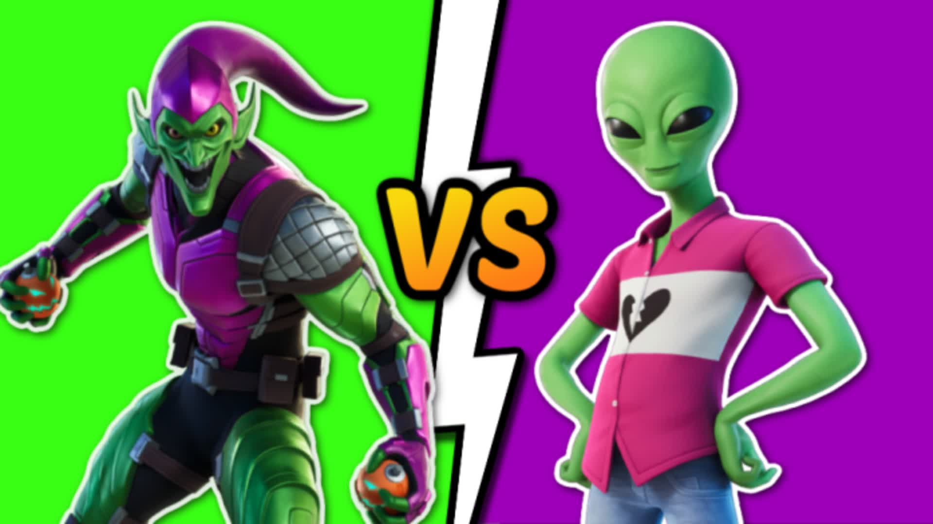 🐸GREEN VS PURPLE👾ALIEN👽RUMBLE 4400-8083-4438 by wolflow - Fortnite ...