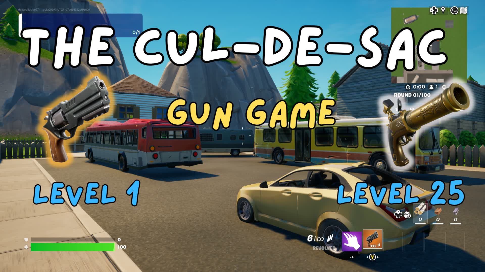 The Cul-de-sac Gun Game 3540-9280-0517 by slade99 - Fortnite Creative ...