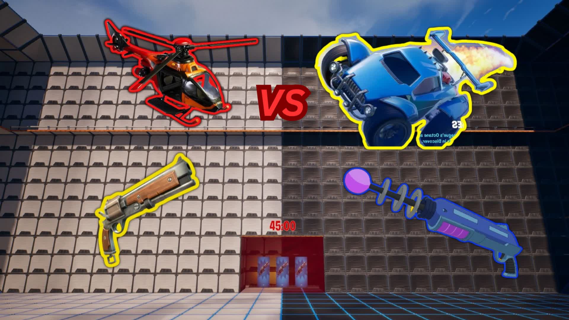 🆕 🚁 Helicopter VS RaceCar! 🏎️ 0557-0222-0123 by emad - Fortnite ...
