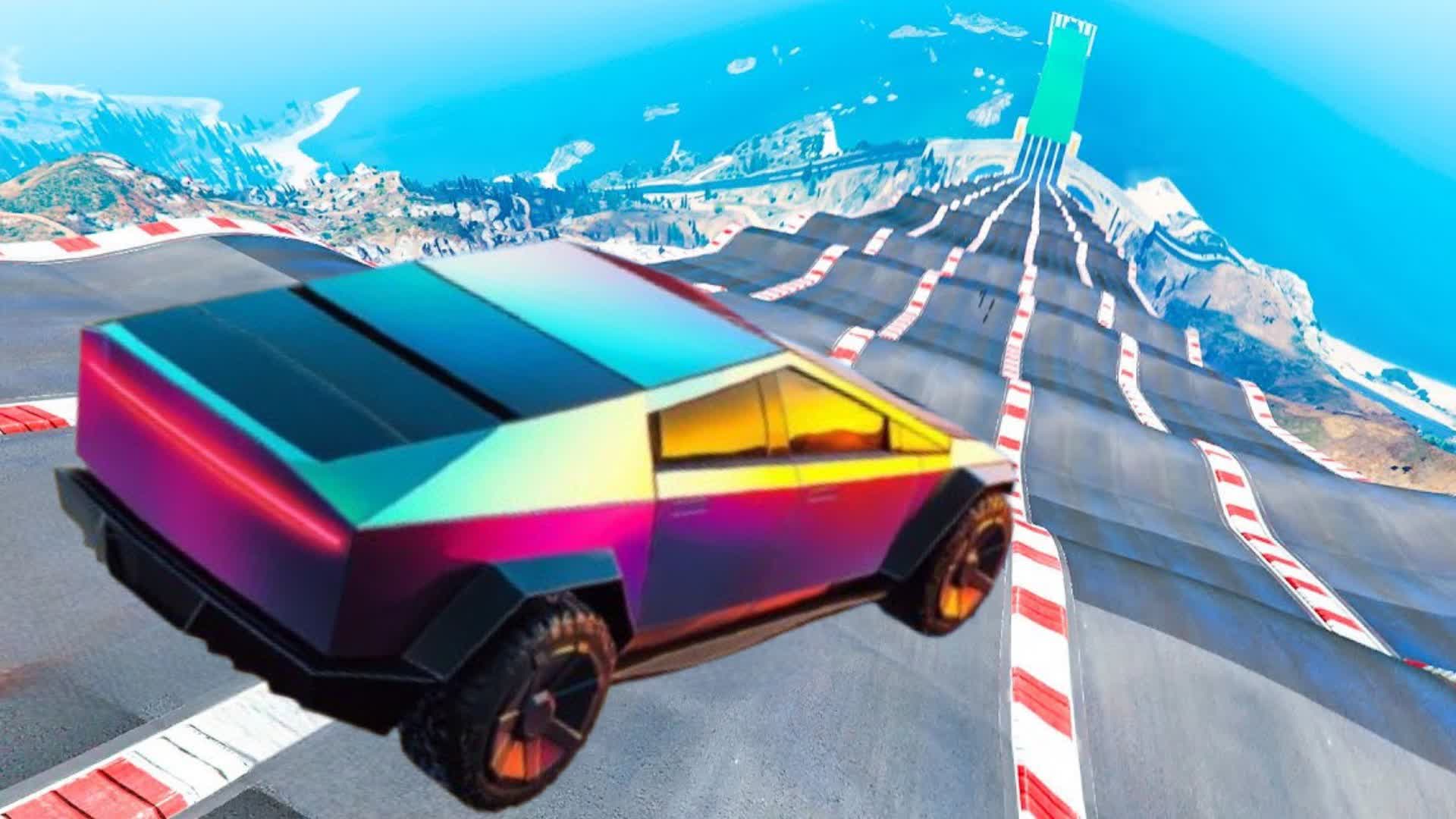 Rainbow Car Race 2966-9202-8608 by sachiko - Fortnite Creative Map Code ...