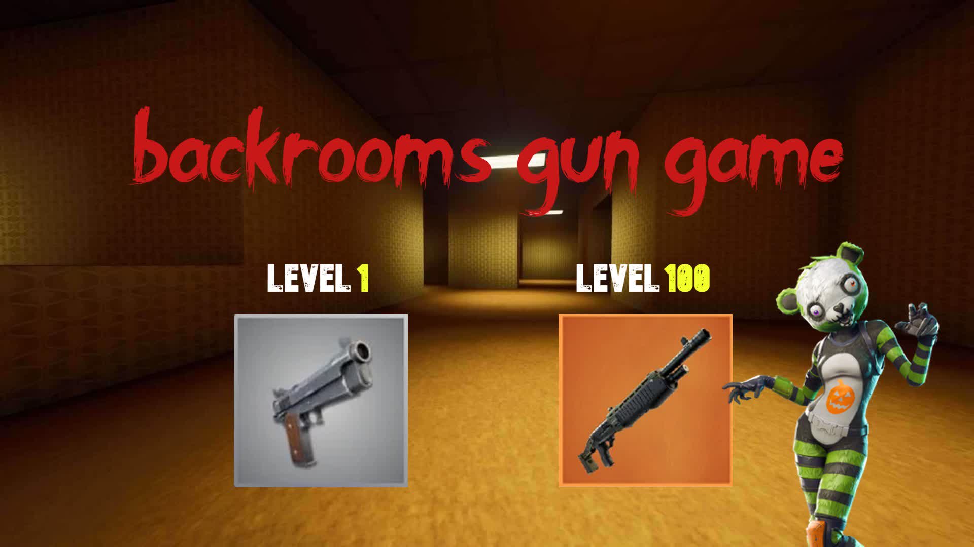 Backrooms Gun Game (UPDATED) 7011-9591-6859 by marcossama29 - Fortnite Creative Map Code ...