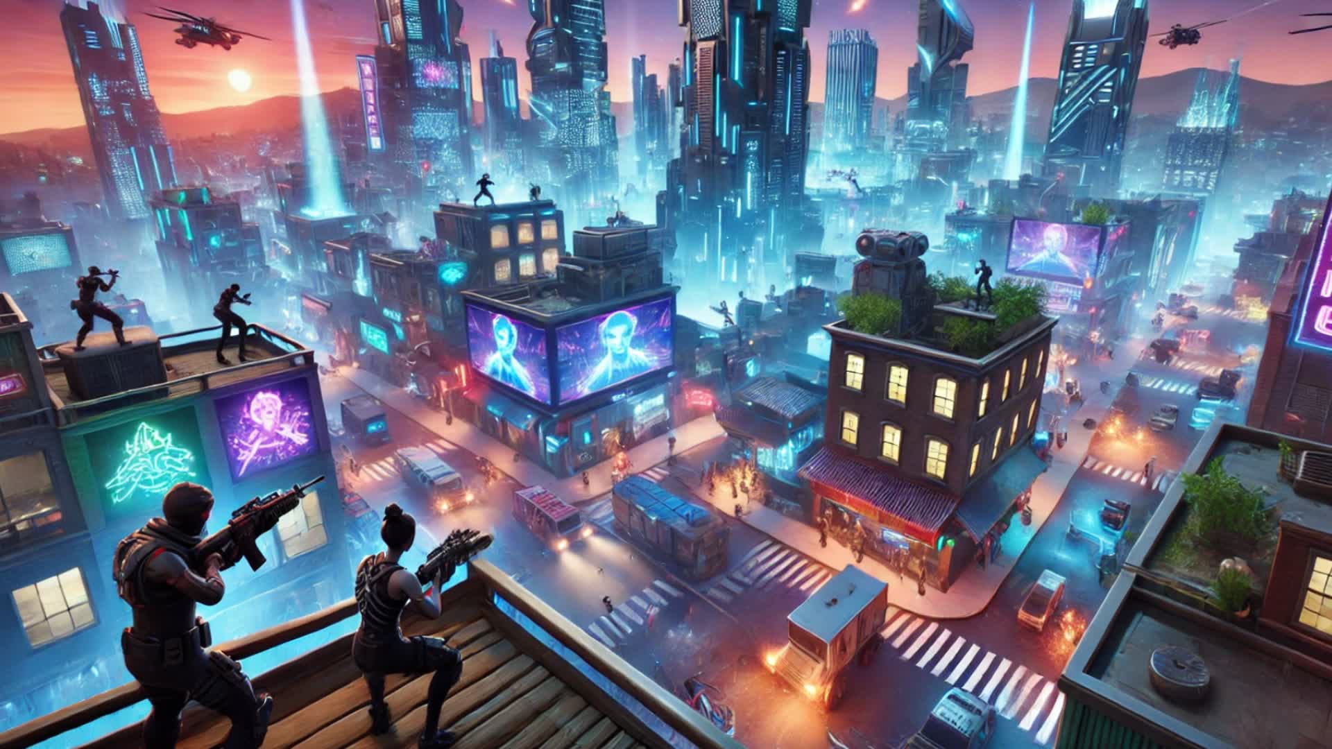 Cyberpunk Deathmatch 5620-1283-6260 by kapish - Fortnite Creative Map ...