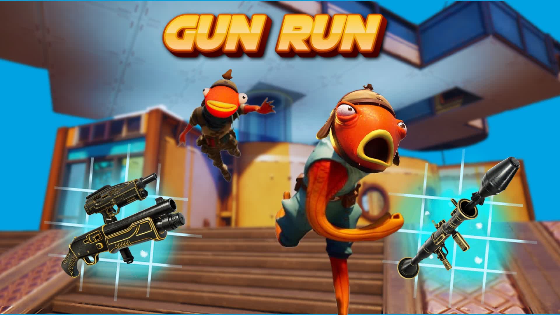 GUN RUN 3715-1666-8166 by might01nu - Fortnite Creative Map Code ...