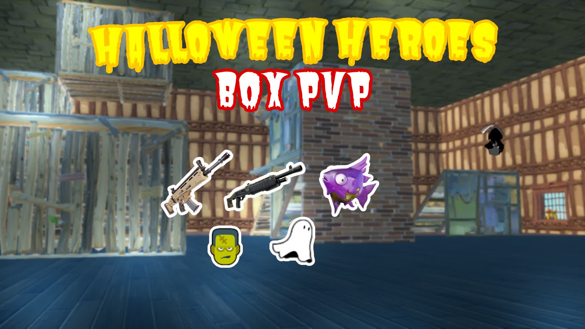 🎃 HALLOWEEN HEROES BOX PVP 📦 6566-6866-5988 by sugerek - Fortnite Creative Map Code - Fortnite.GG
