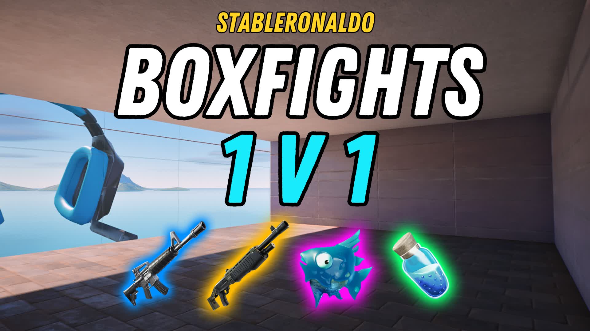 STABLE RONALDO BOXFIGHTS (1v1) 2402-1341-8937 by chanaga - Fortnite Creative Map Code - Fortnite.GG